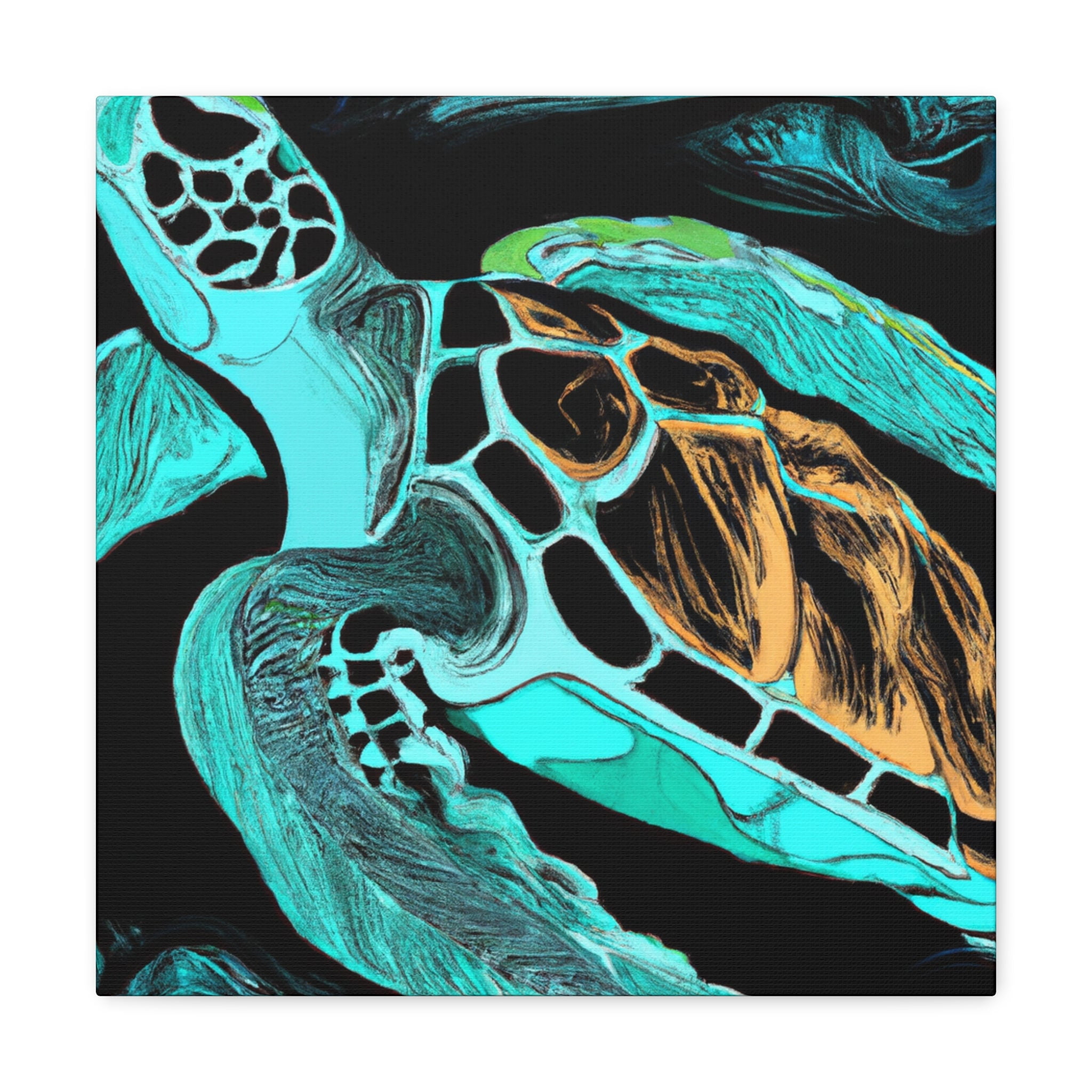 "Sea Turtle of Splendor" - Canvas - Walmart.com