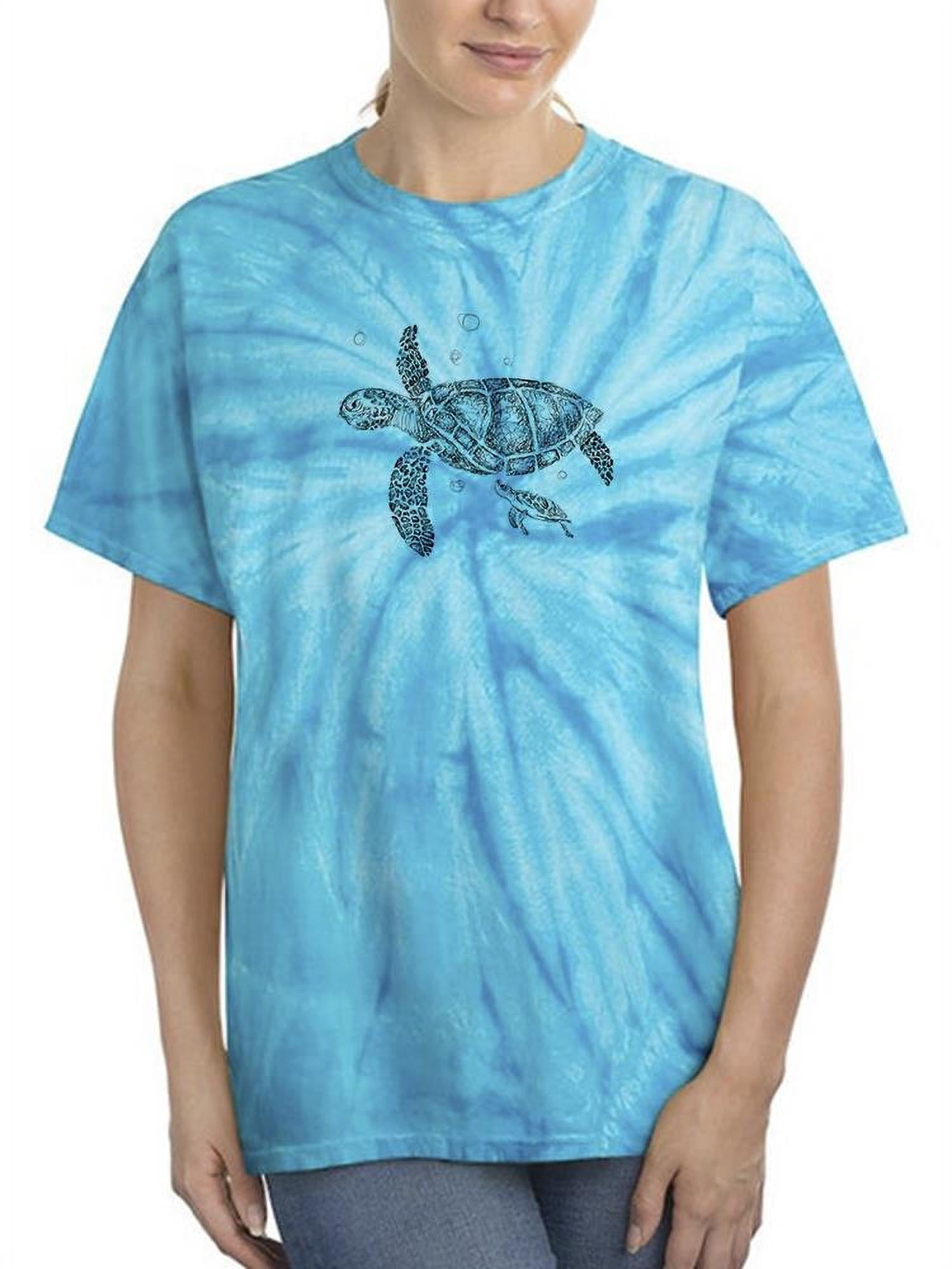 Sea Turtles Lovely Family Tie Dye Cyclone Women - Women , 2XL - Walmart.com