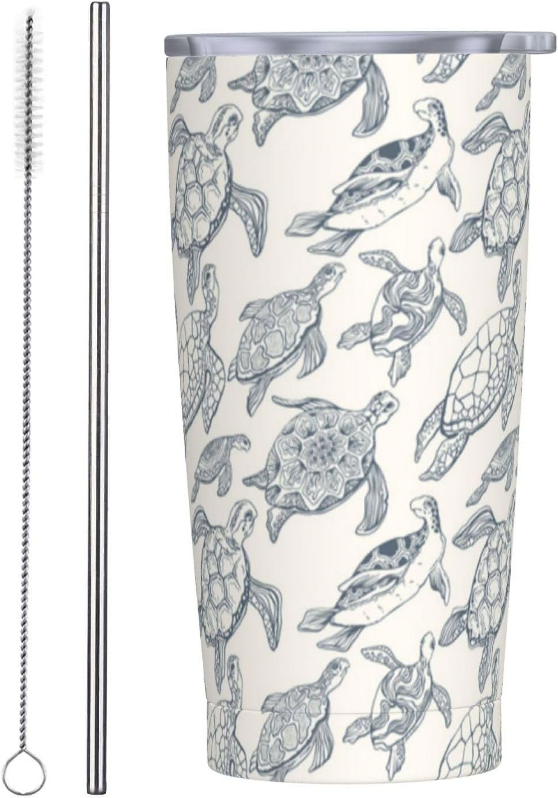 Sea Turtles Tumbler Hawaiian Turtle Stainless Steel Insulated Tumblers ...