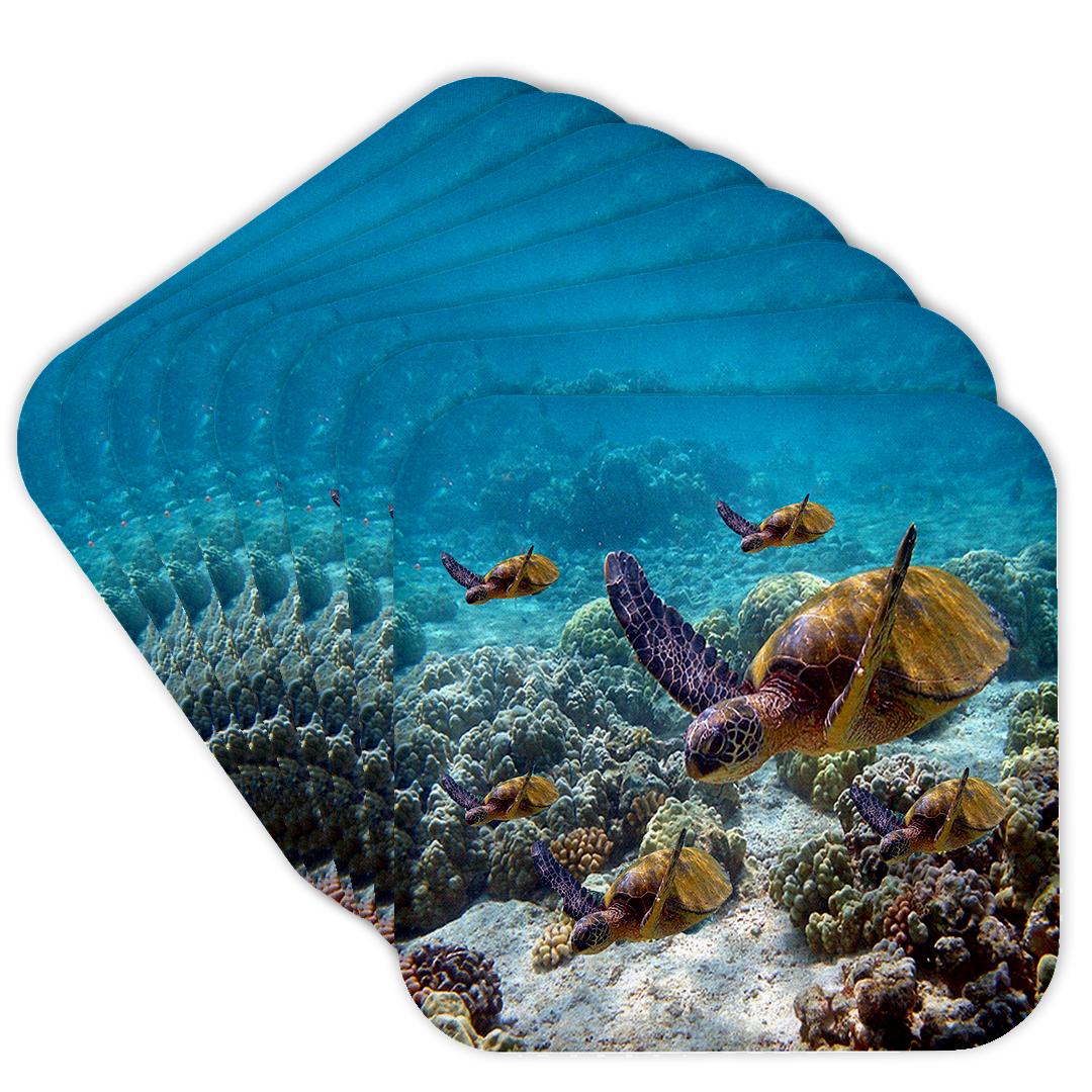 3dRose, Sea Turtles, Set of 8 Coasters - Soft - Walmart.com