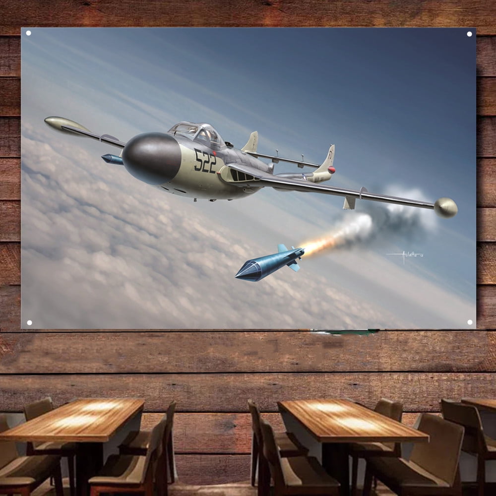 Sea Venom FAW. 21Fighter Banner - Air Force Military Wall Art Poster ...