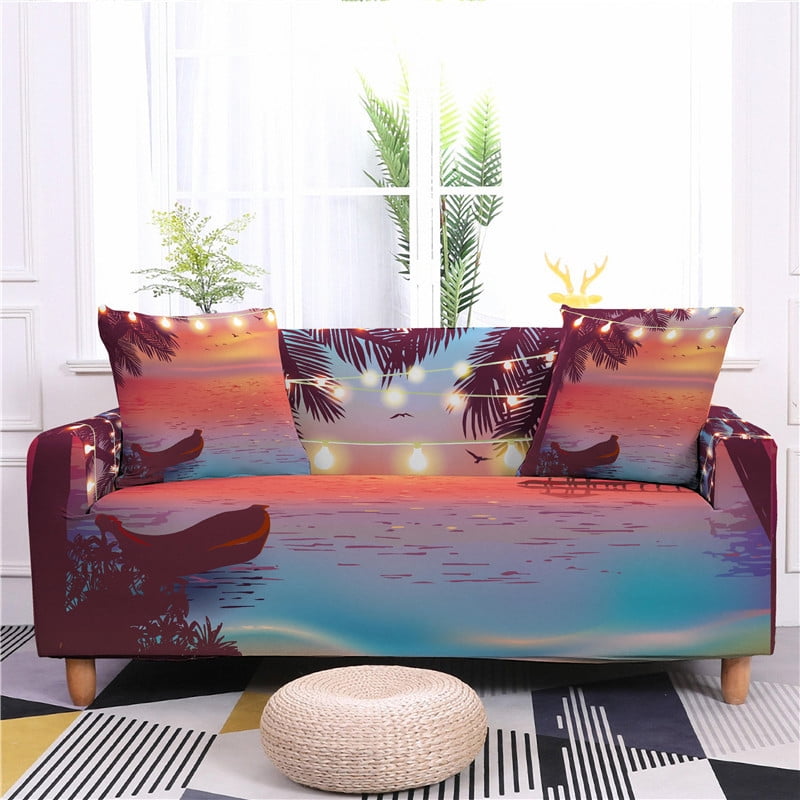 Sea View Beach StarElastic Sofa Cover Stertch Couch Cover For Living ...