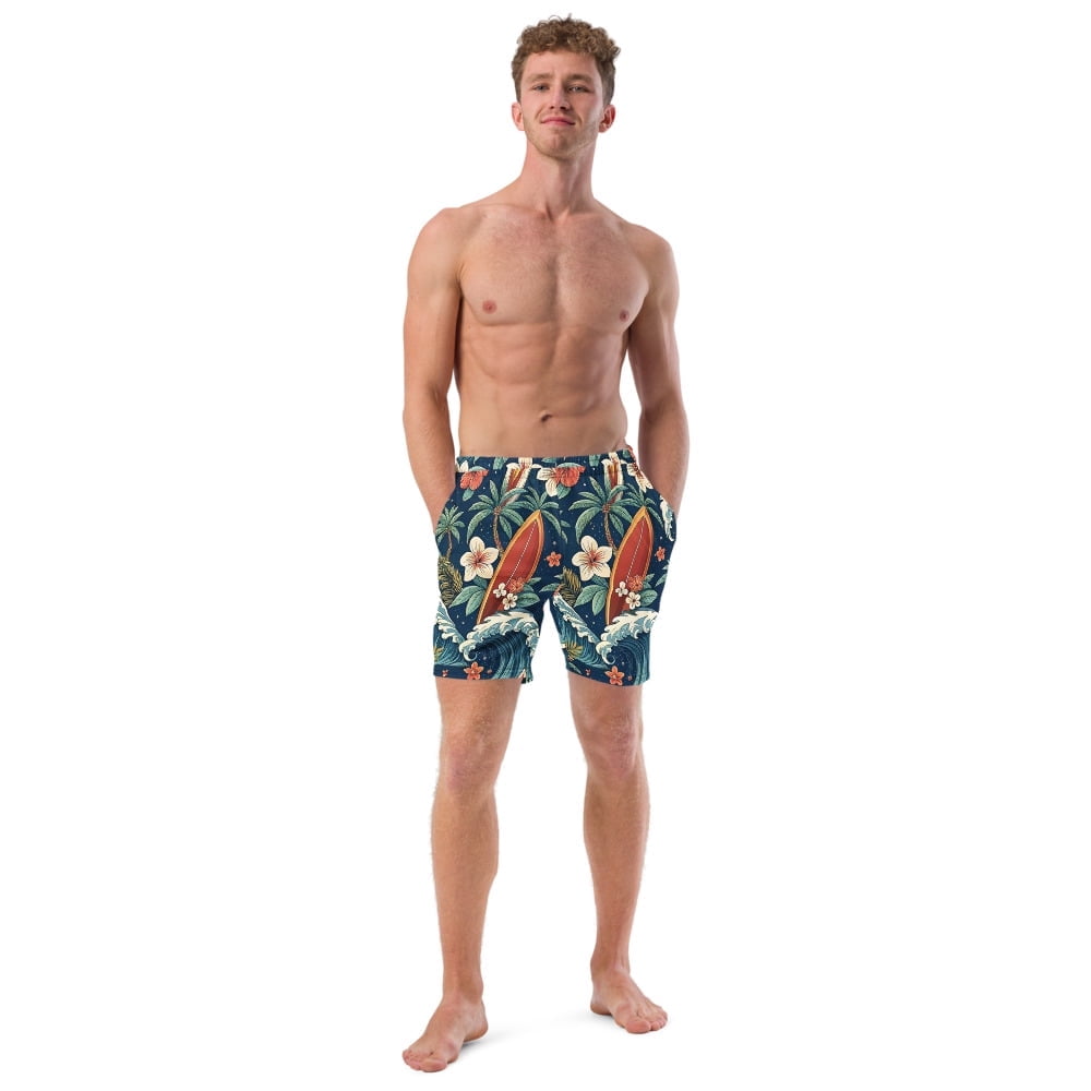 Sea Waves And Summer-Recycled Swim Trunks (M) - Walmart.com