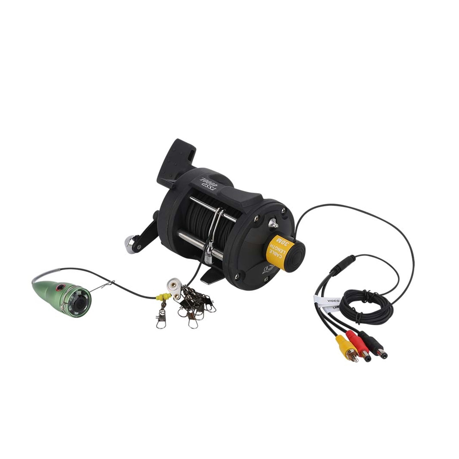 Sea Wheel 7" Inch DVR Recorder 1000tvl Underwater Fishing Video Camera ...