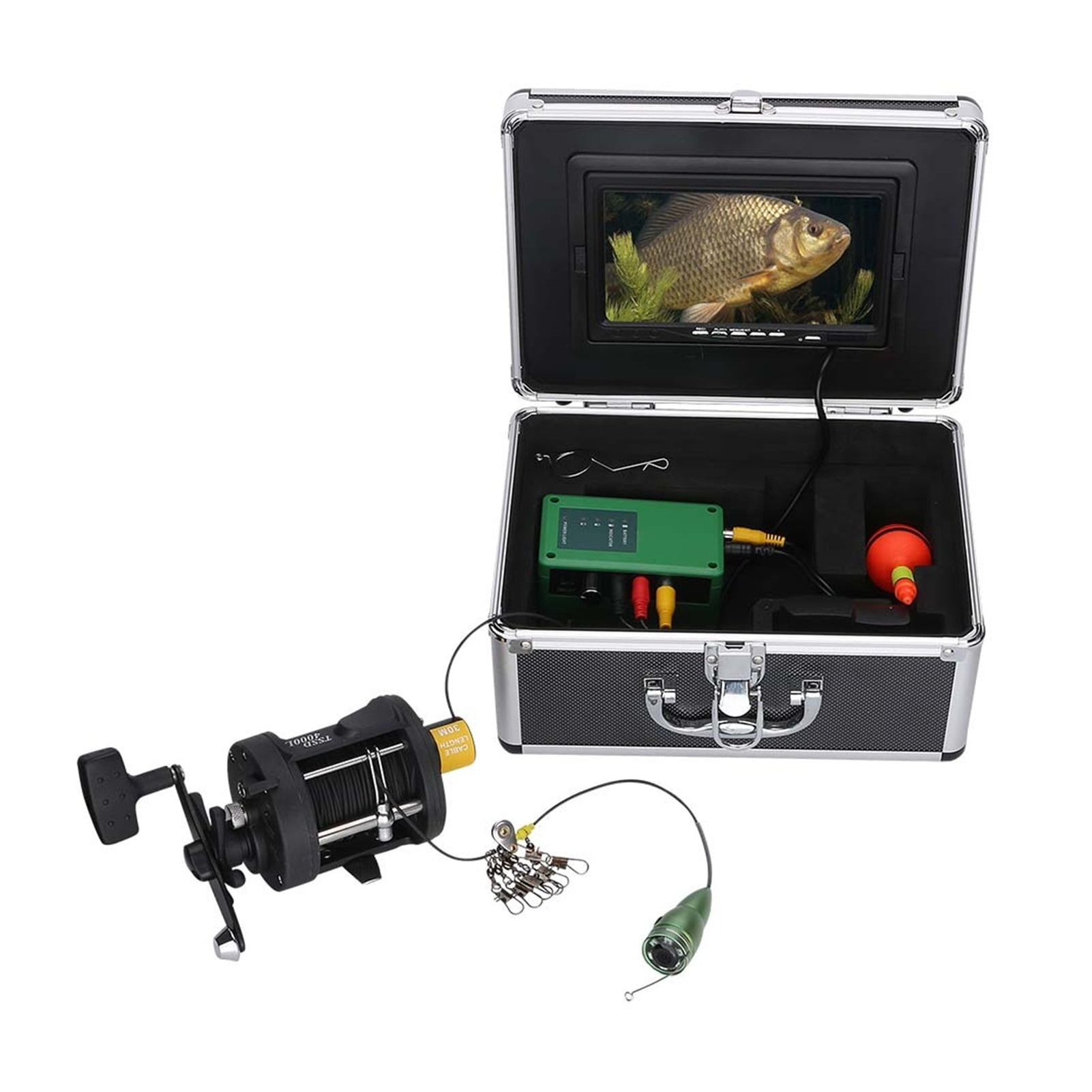 Sea Wheel 7" Inch DVR Recorder 1000tvl Underwater Fishing Video Camera ...