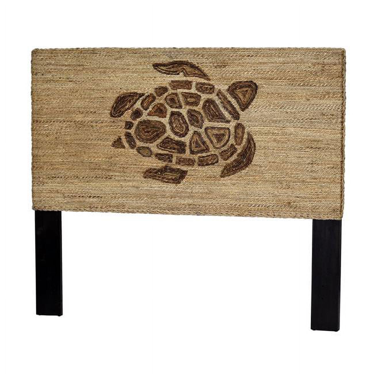 Sea Wind Florida Island Breeze Turtle Weave Wood King Headboard in ...