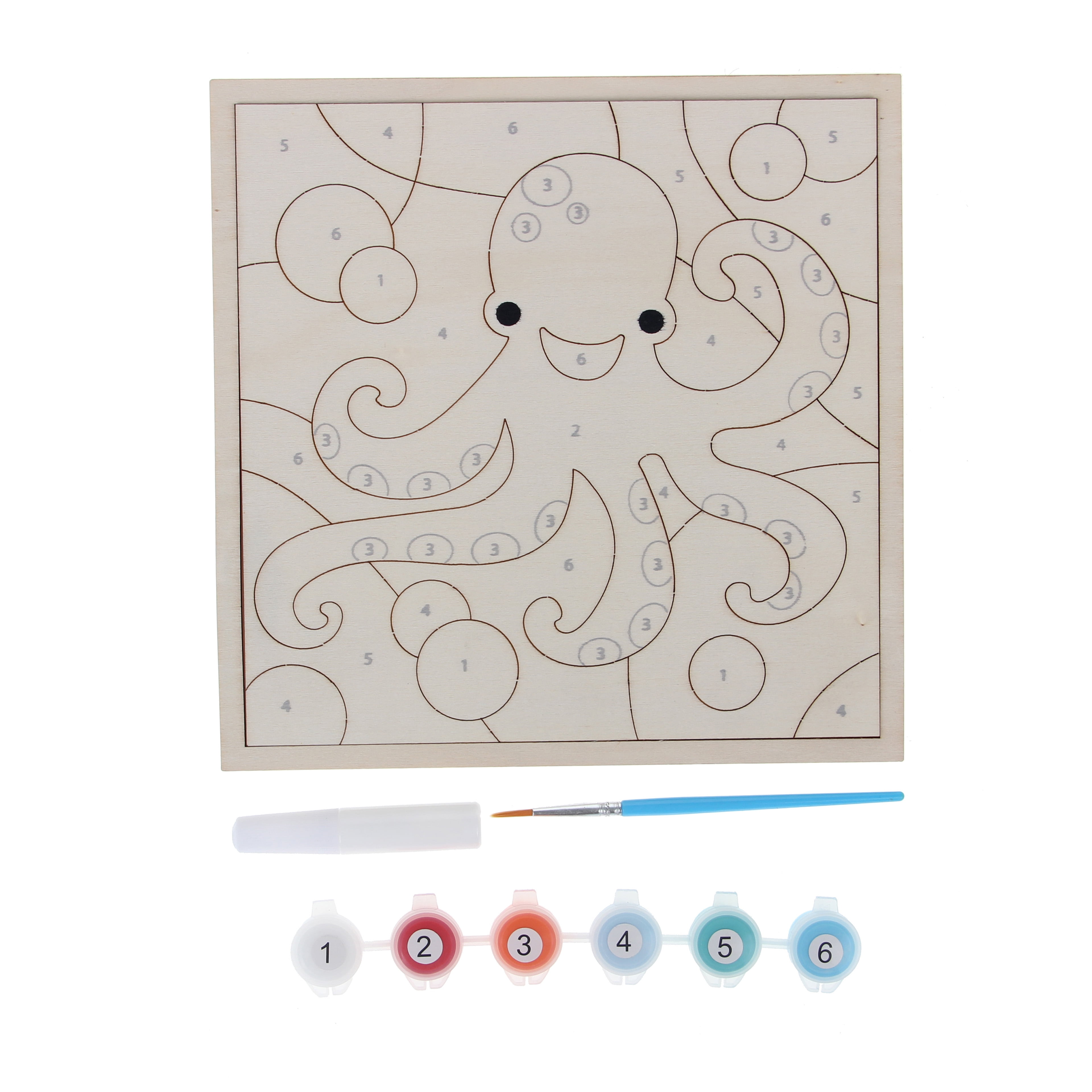 Sea Wood Paint-by-Number Puzzle Kit by Creatology™ - Walmart.com