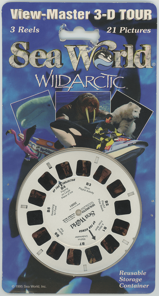 Sea World Adventure Park - Wild Artic - ViewMaster 3 Reel on Card - 21 ...