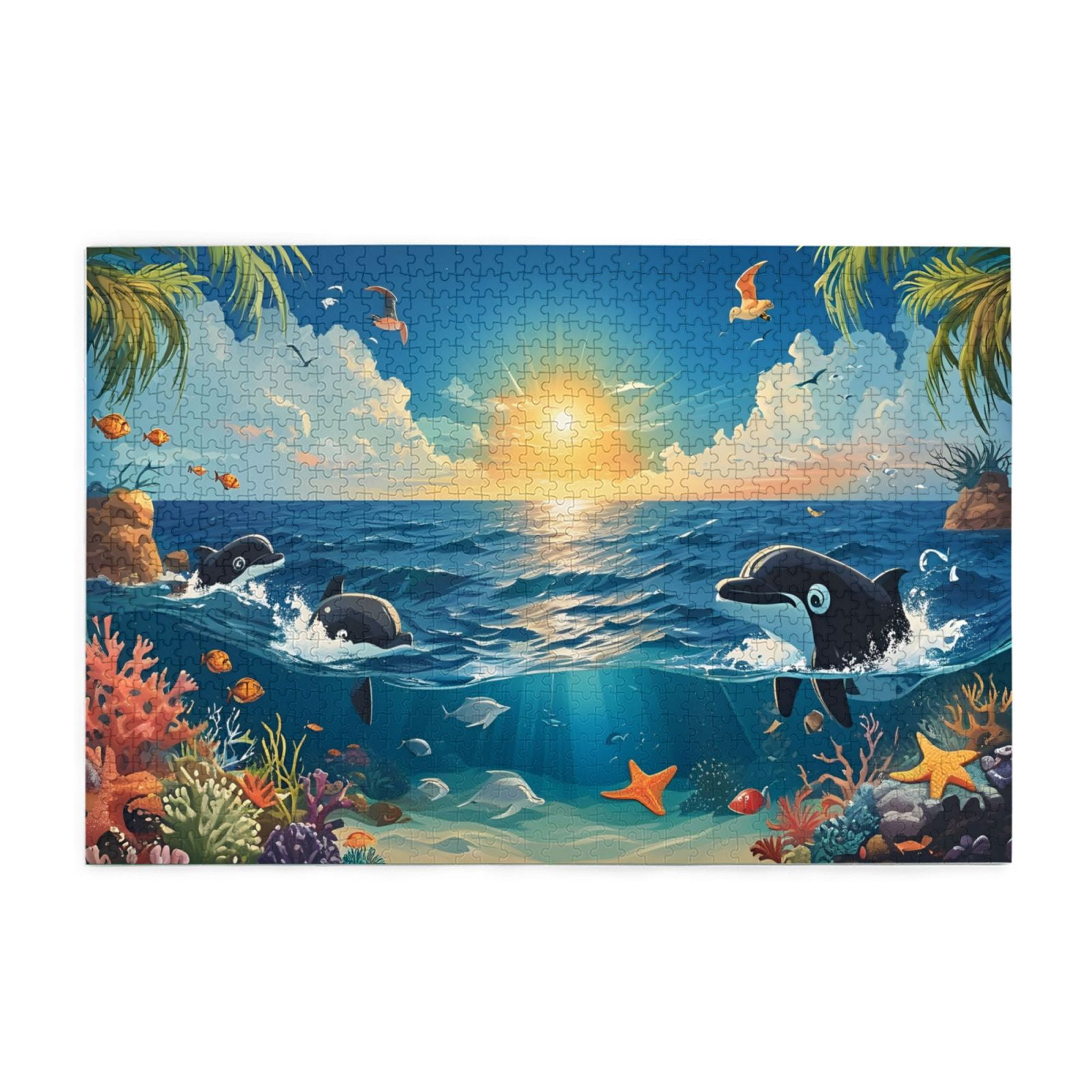 Sea World Jigsaw Puzzles 1000 Pieces for Adults - Underwater World ...