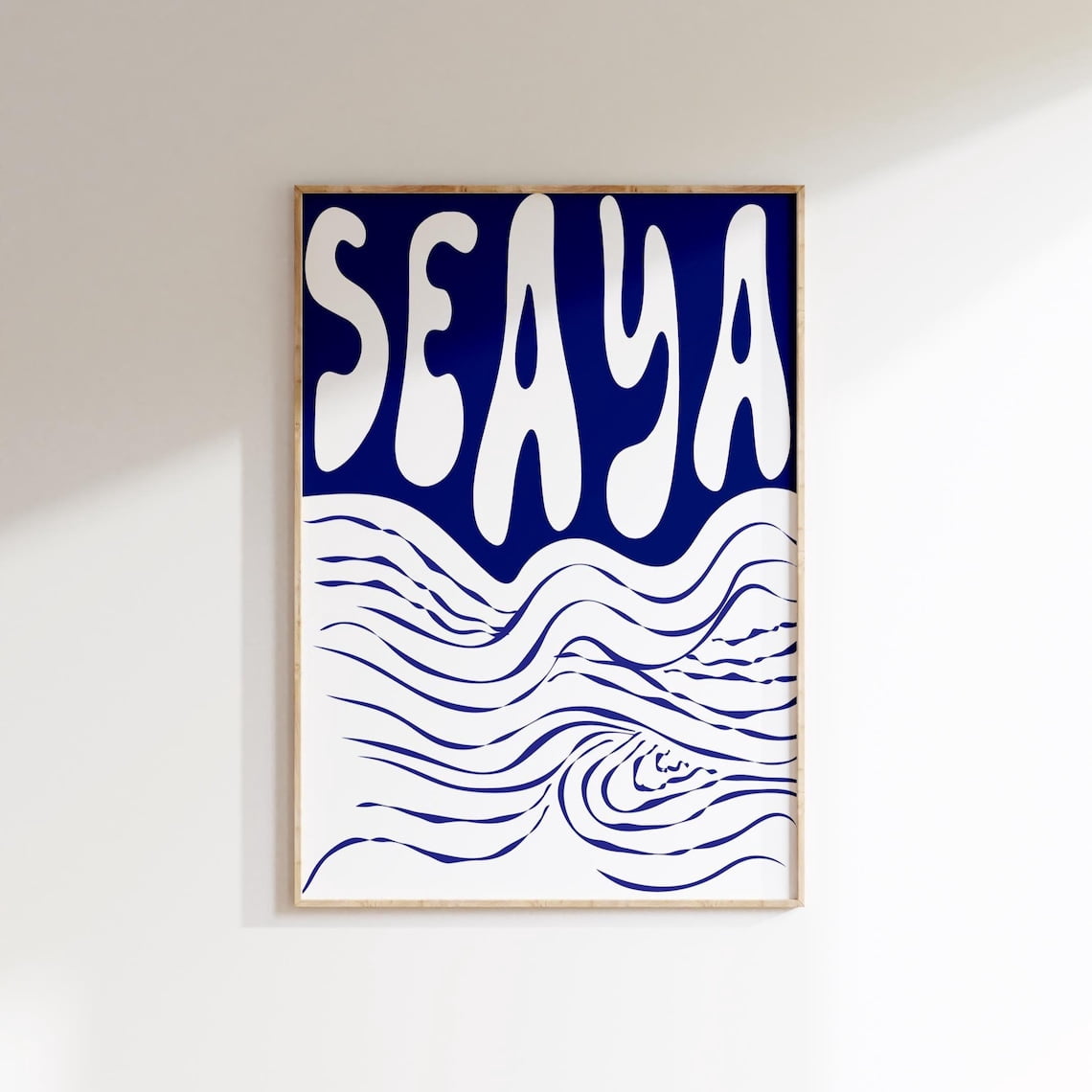 Sea Ya Print - Hallway Welcome Sign - Quirky Entryway Wall Art ...
