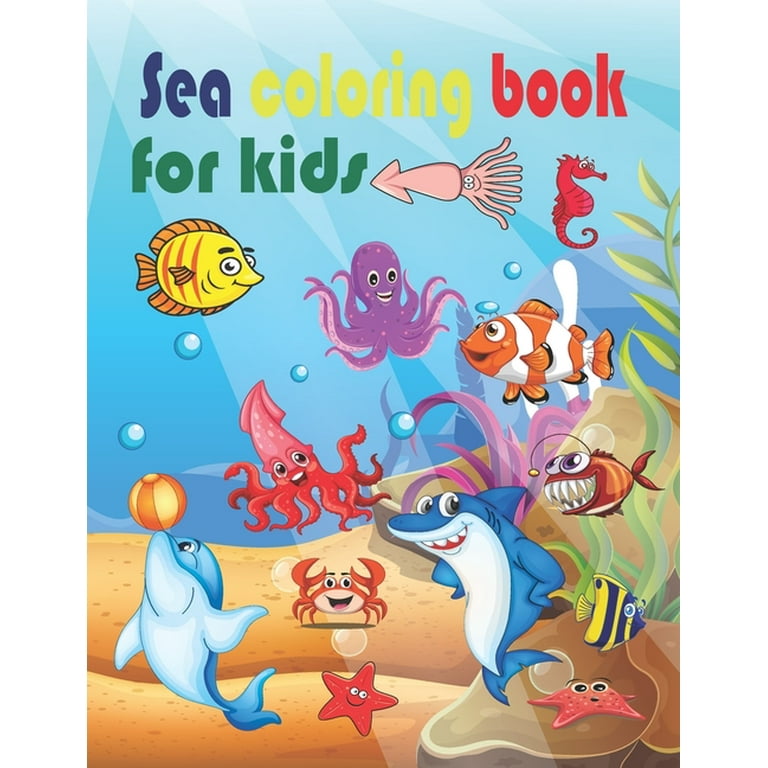 kids coloring book page size