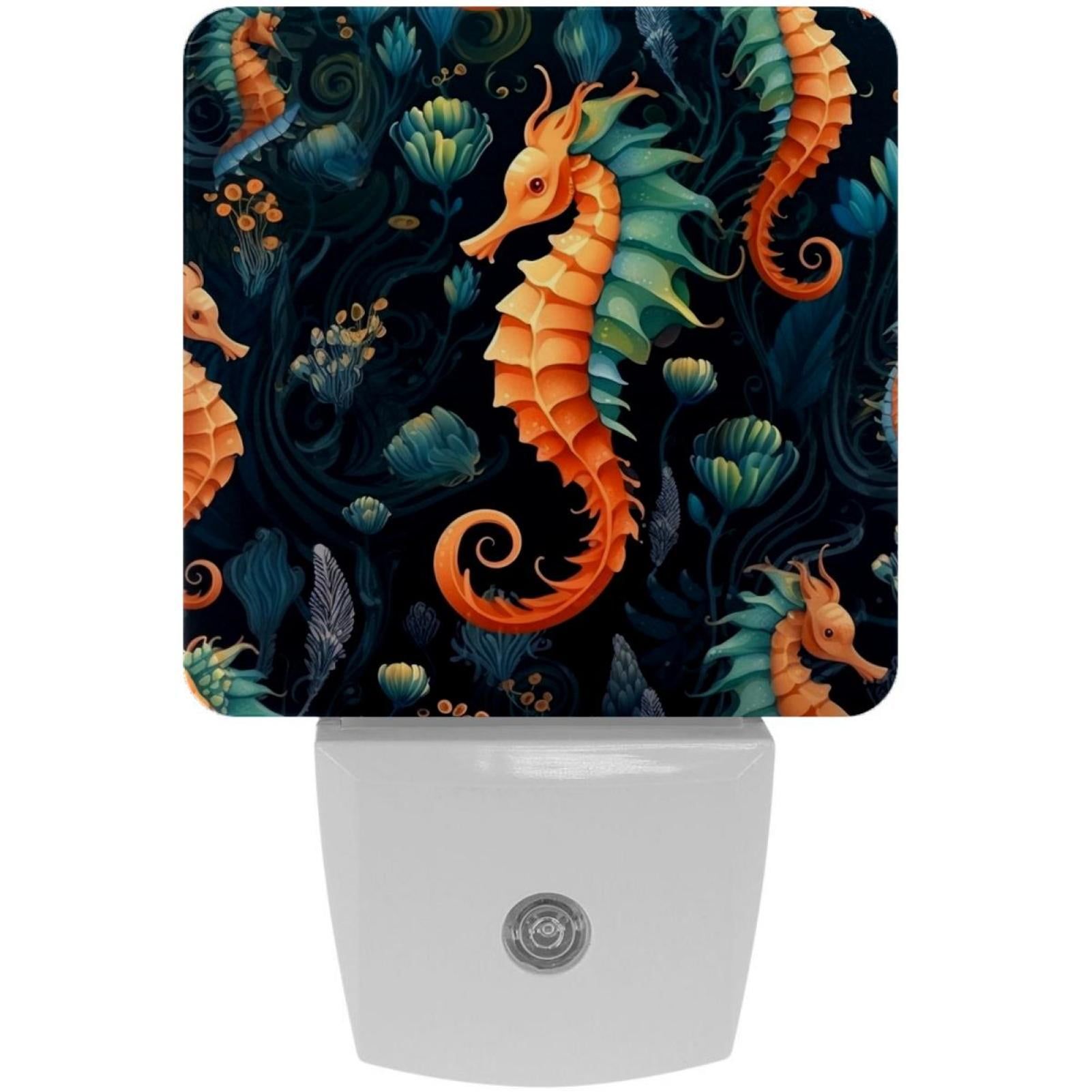 Sea horse LED Square Night Lights - Energy Efficient and Stylish Room ...