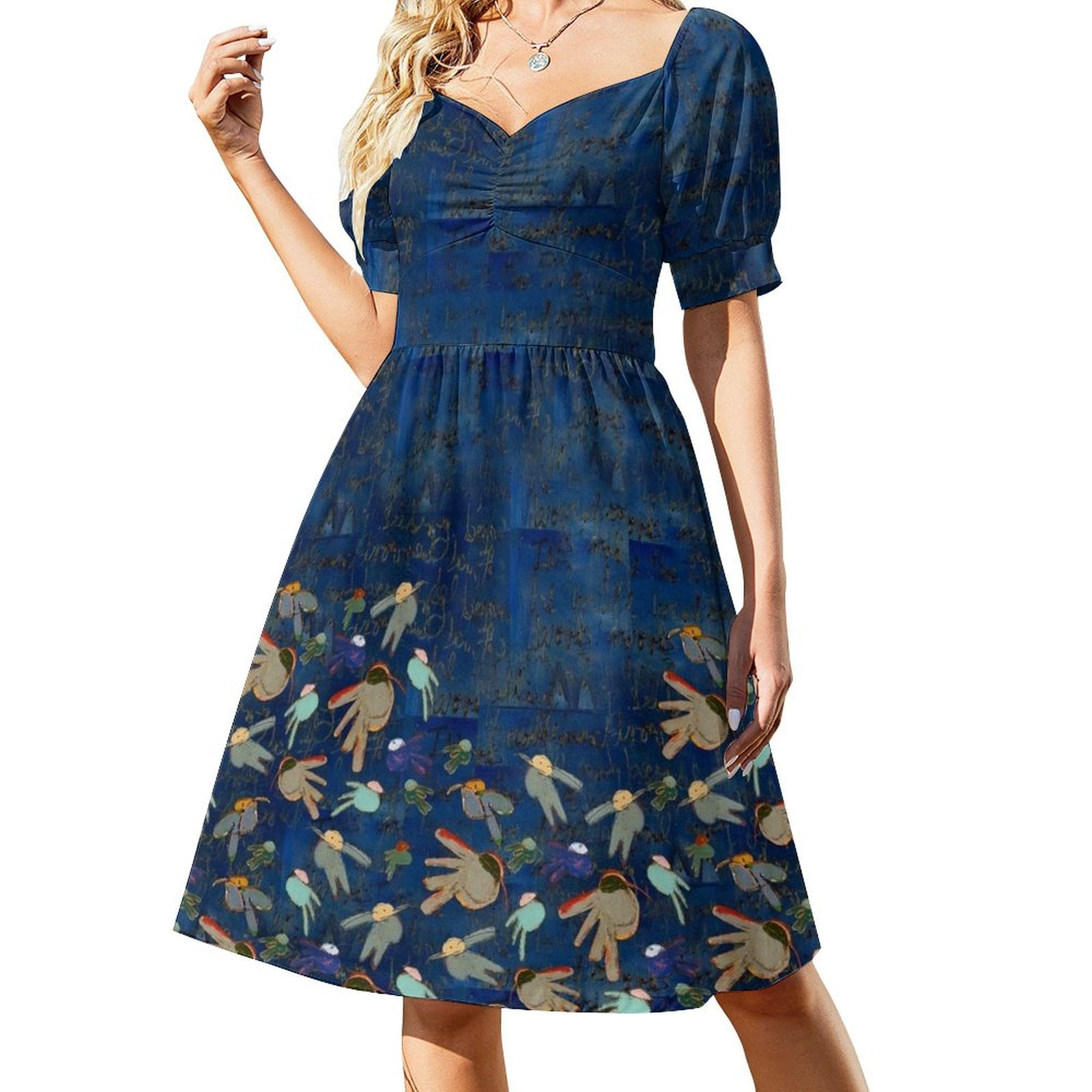 Sea of Birds - Midnight Sleeveless Dress summer dresses ladies 2024 beach outfits for women ...