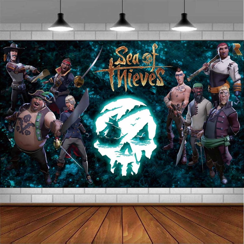 Sea of Thieves Backdrop Banner Party Supplies Poster Movie Theme ...
