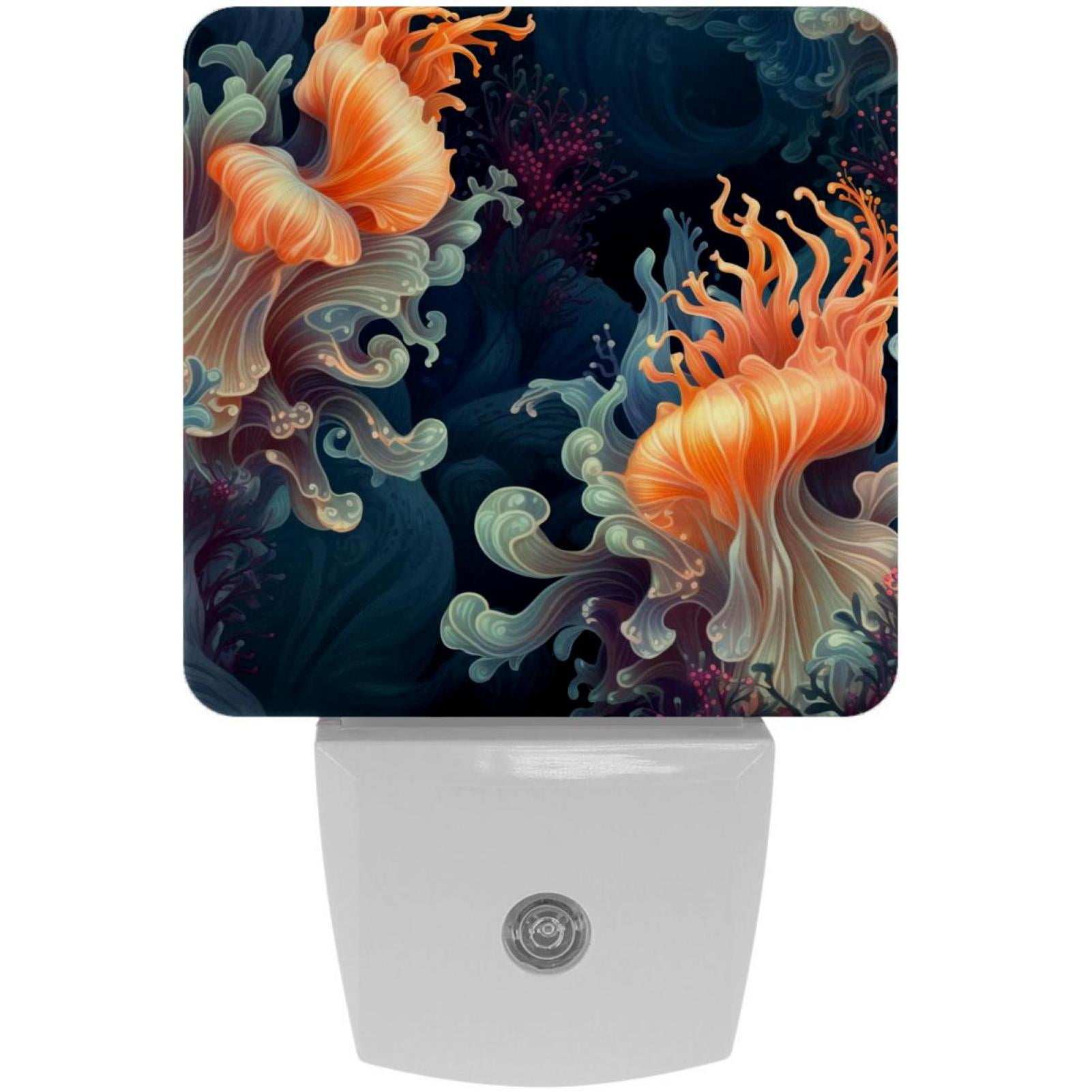 Sea slugs LED Square Night Light - Small and Bright Square-shaped LED ...