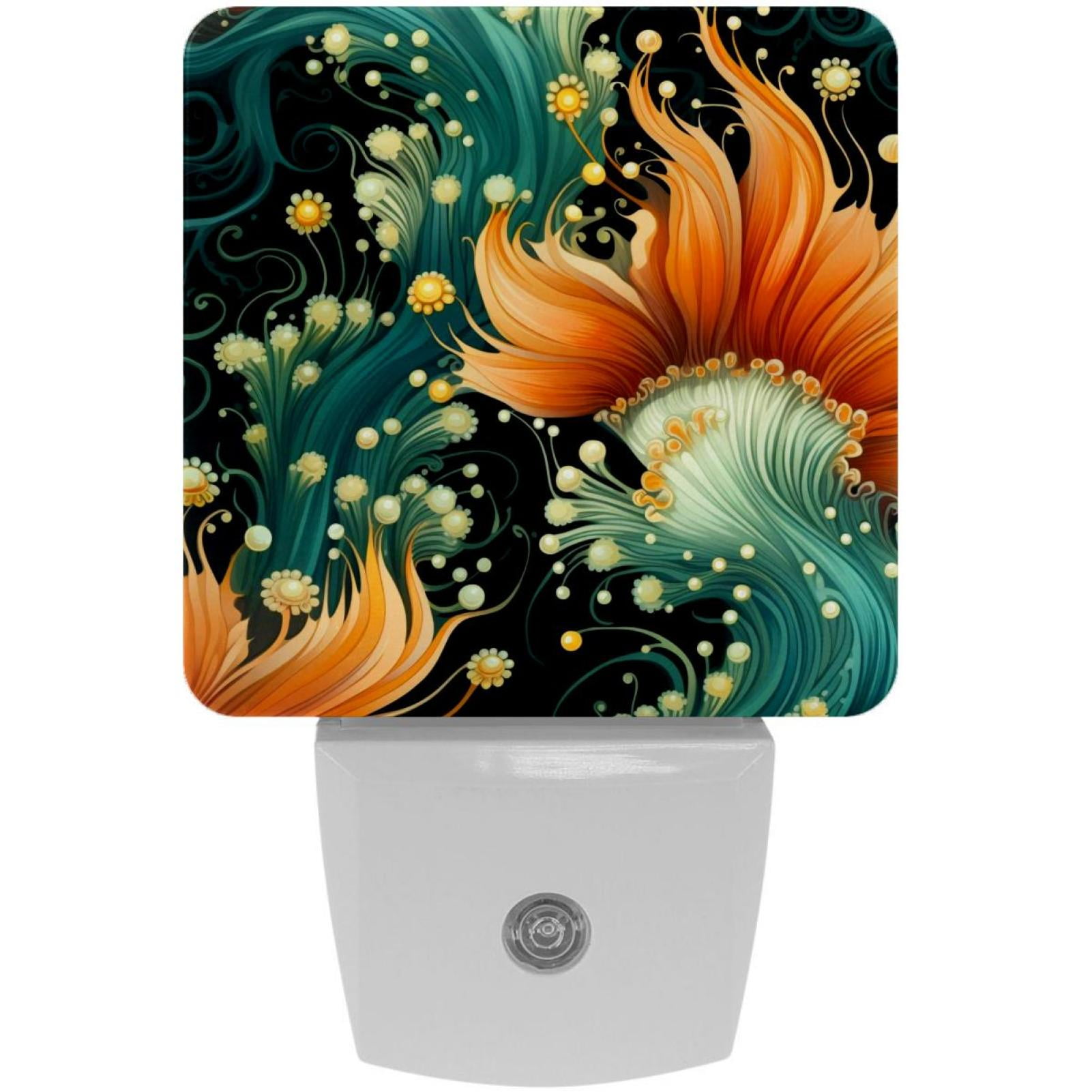 Sea slugs LED Square Night Light - Soft Glow Plug-in Lamp with Dusk to ...