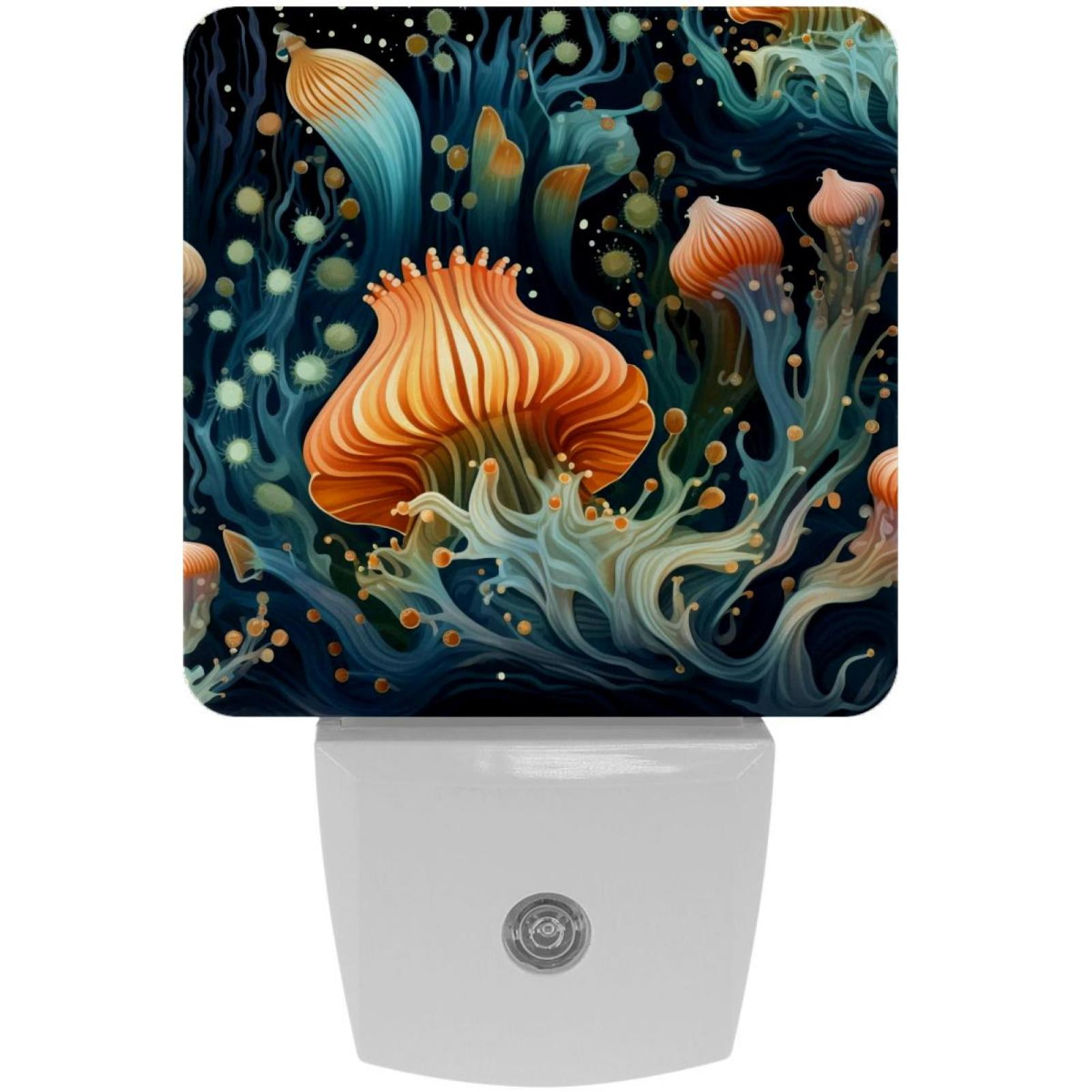 Sea slugs LED Square Night Lights - Modern Design, Soft Glow, Energy ...