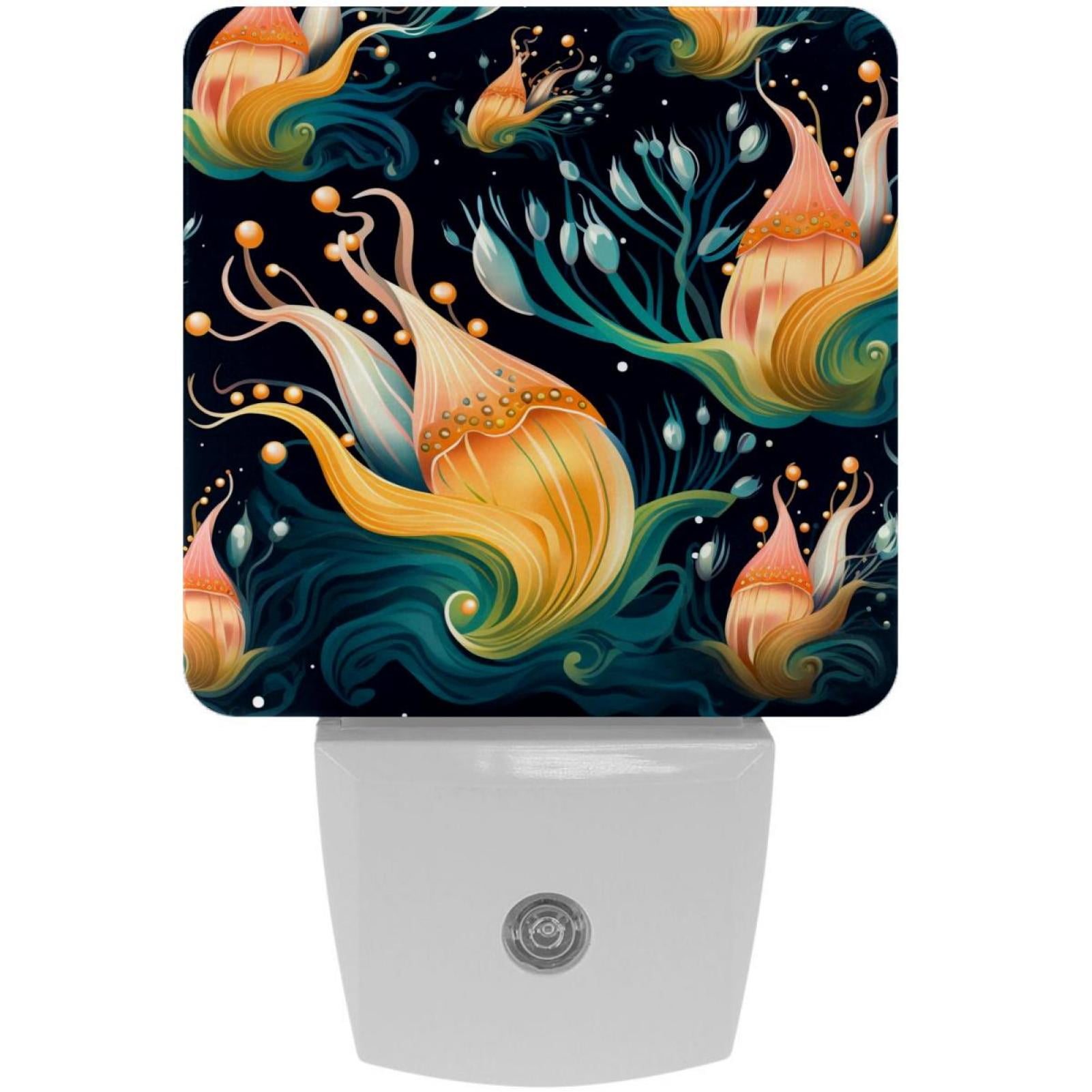 Sea slugs LED Square Night Lights- Modern and Energy Efficient Bedside ...