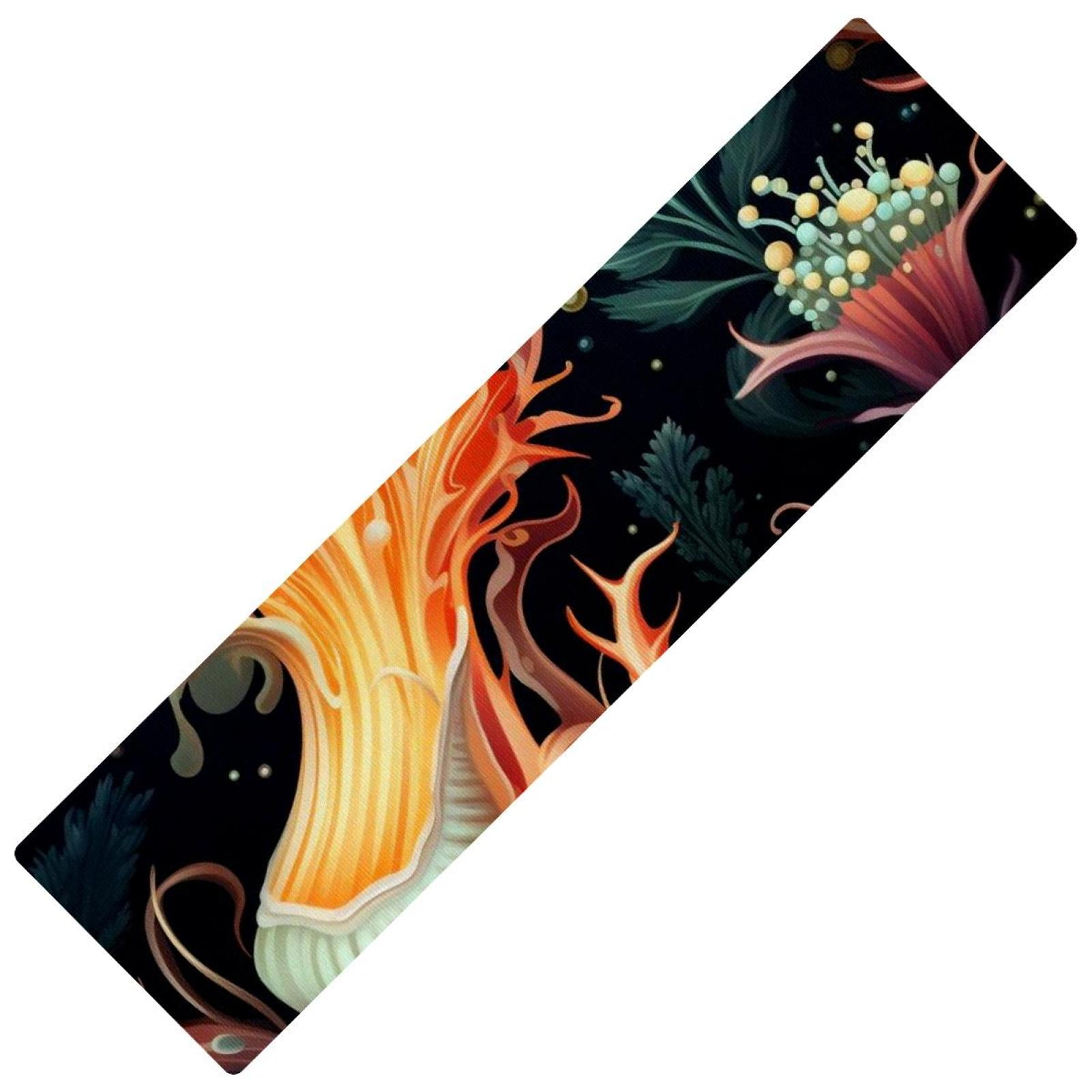 Sea slugs Runner Rug - Rectangular 15.7"x59" Washable Absorbent Rubber ...