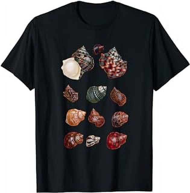 Sea snail conch by Maria Sibylla Merian T-Shirt - Walmart.com