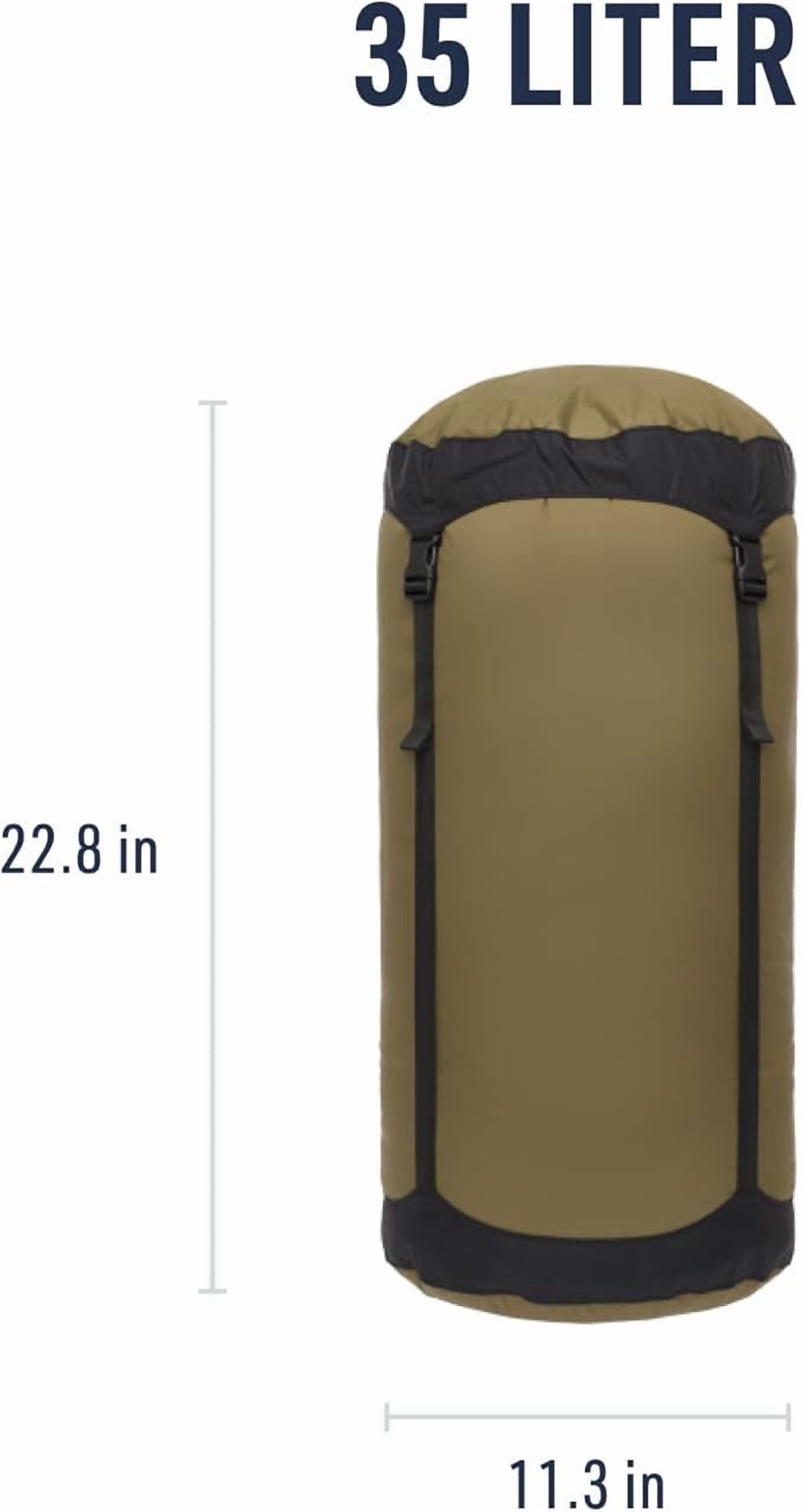 Sea to Summit Lightweight Compression Sack, 35 Liter, Olive Green ...
