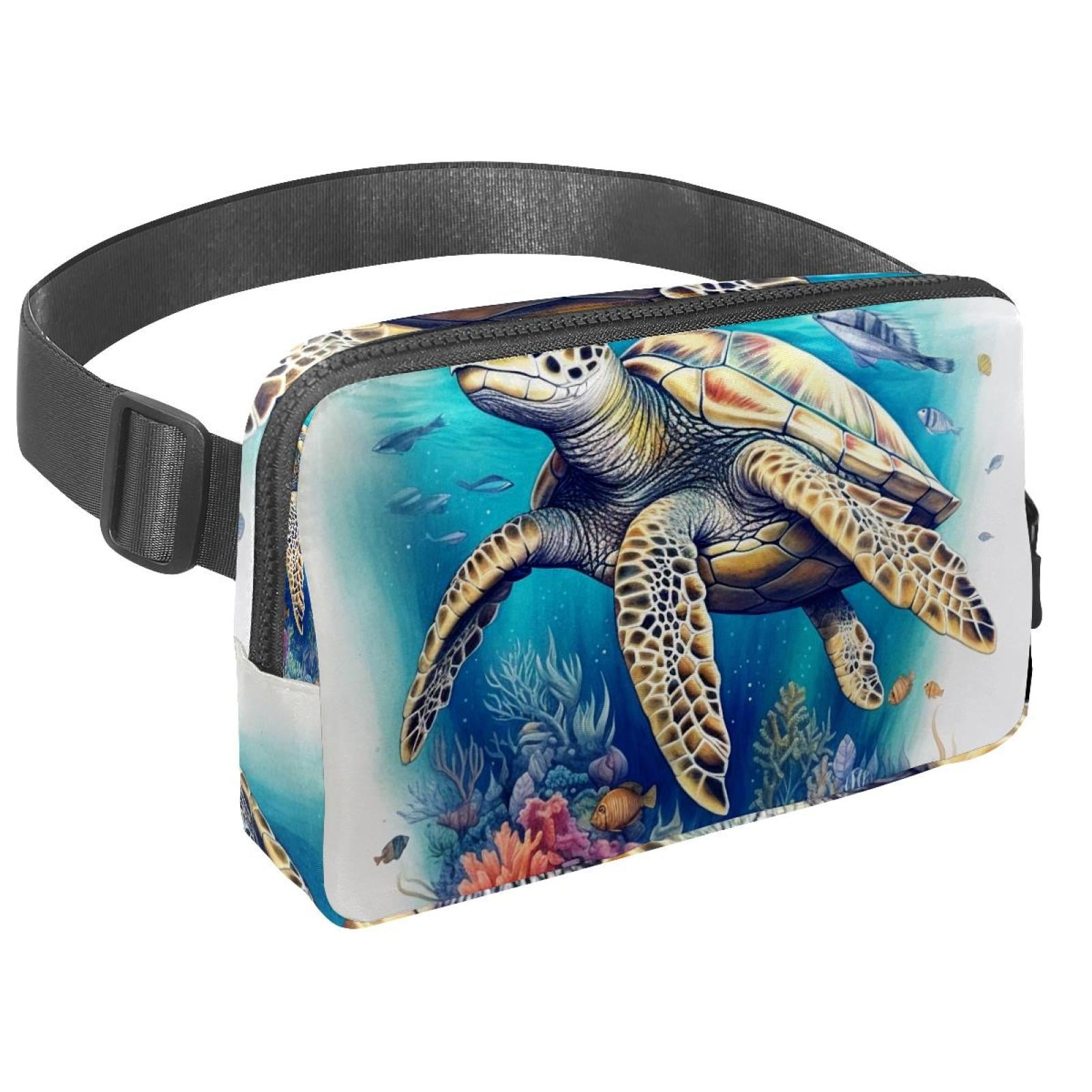 Sea turtle Adjustable Lightweight Waist Packs Crossbody Bag with ...
