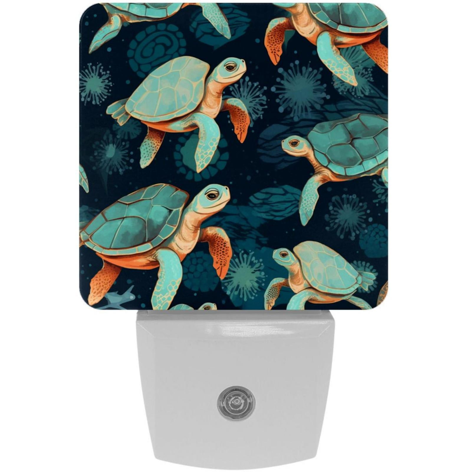 Sea turtle Enhance Your Space with LED Square Night Lights - Versatile ...