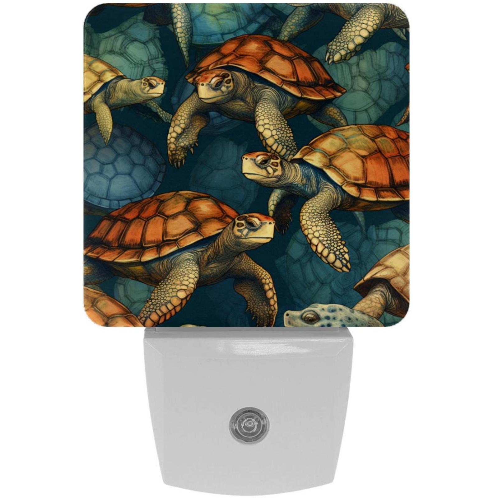 Sea turtle LED Square Night Light - Energy Efficient and Stylish ...