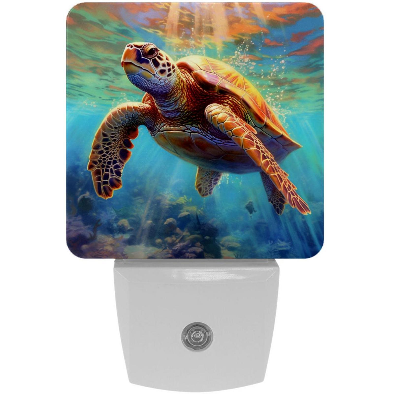 Sea turtle LED Square Night Light - Energy Efficient and Stylish ...