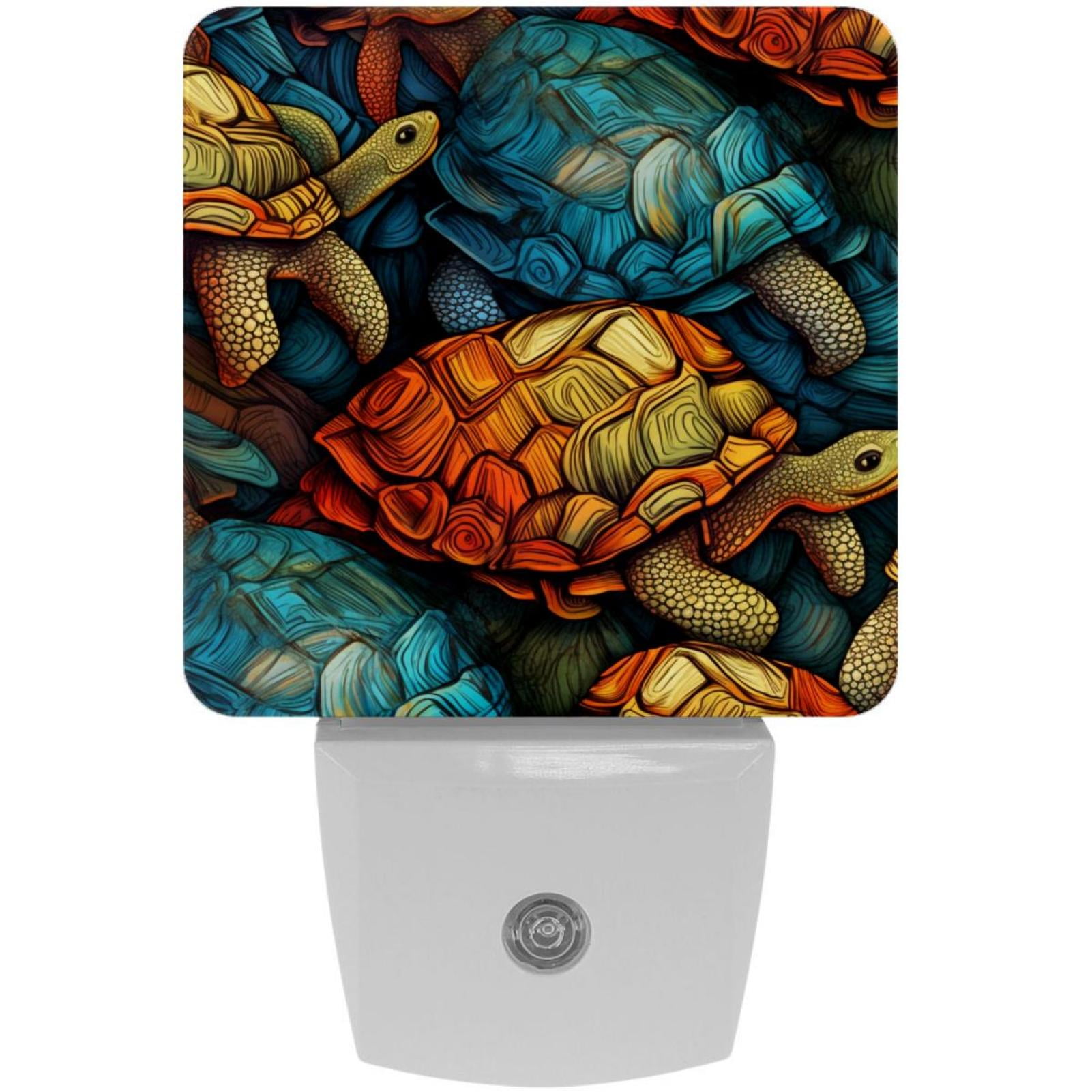 Sea turtle LED Square Night Lights - Bright and Compact Bedroom or ...