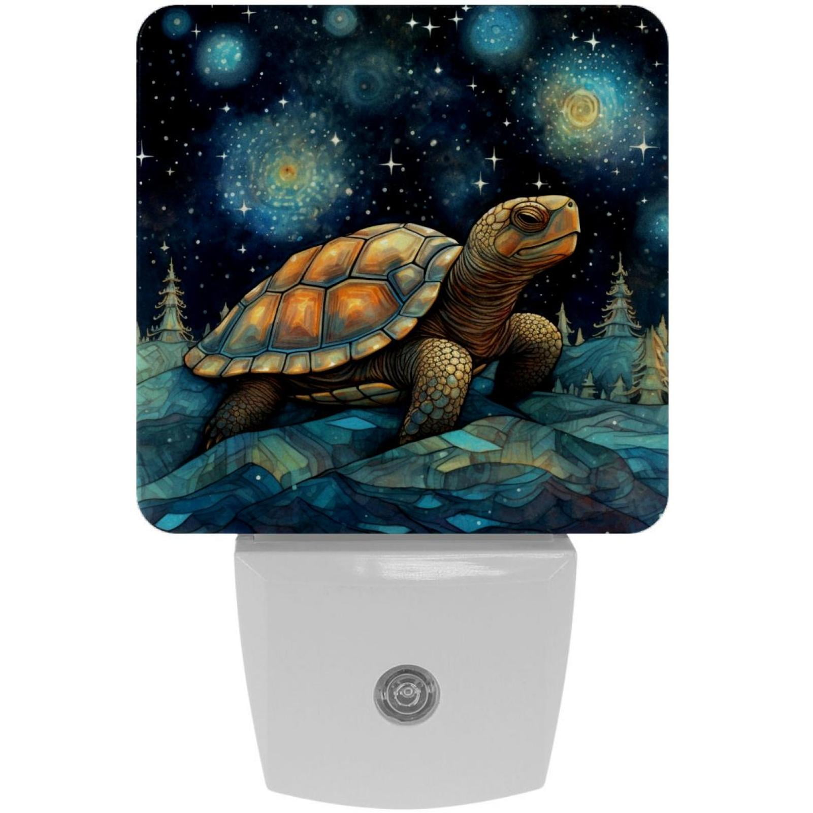 Sea turtle LED Square Night Lights - Energy Efficient Bedside Lamp with ...