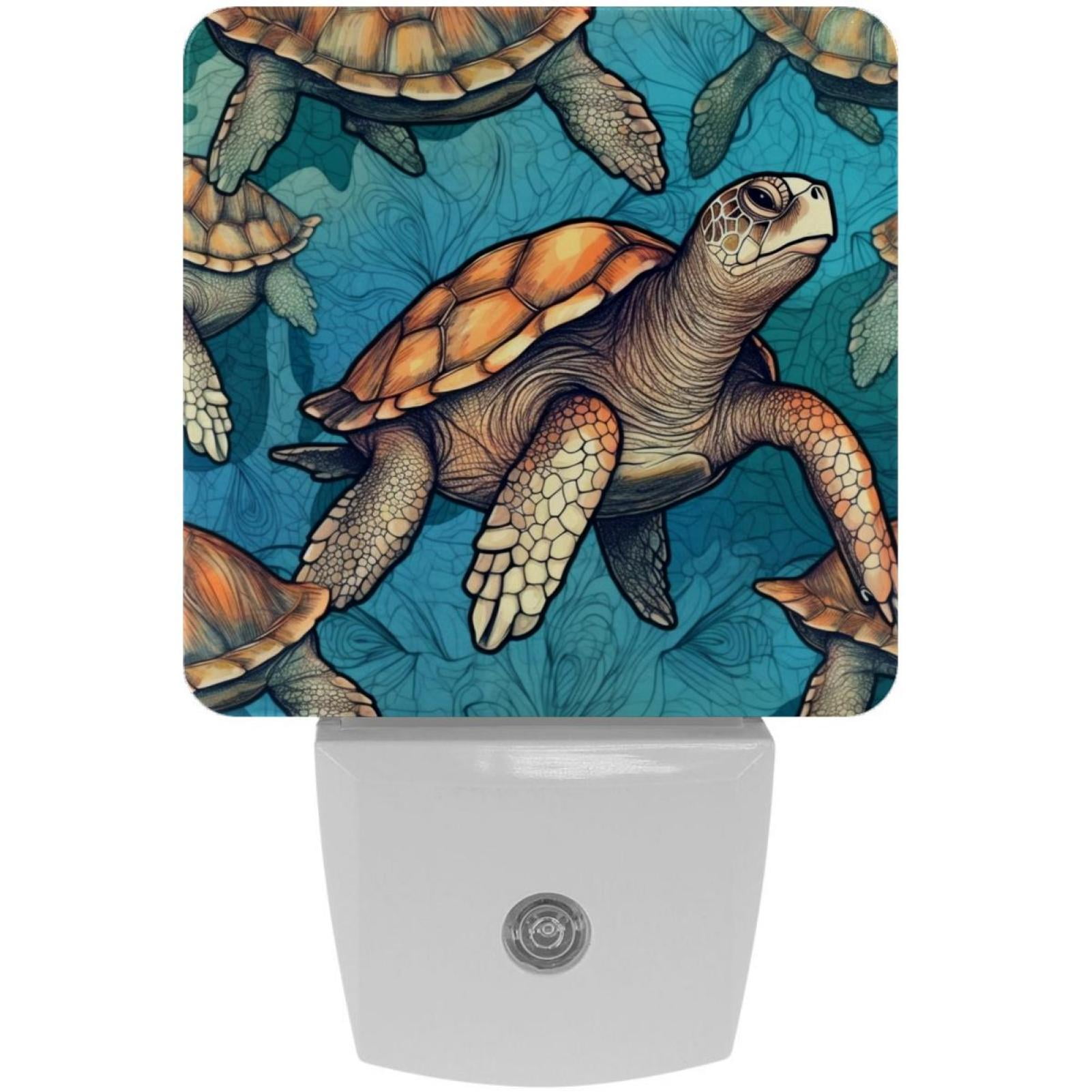 Sea turtle LED Square Night Lights - Energy Efficient and Sleek Design ...