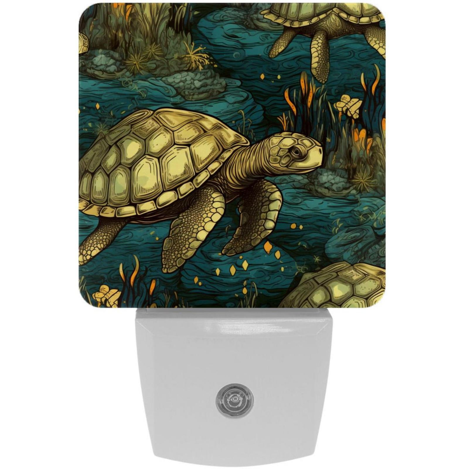 Sea turtle LED Square Night Lights - Energy Efficient and Sleek Design ...