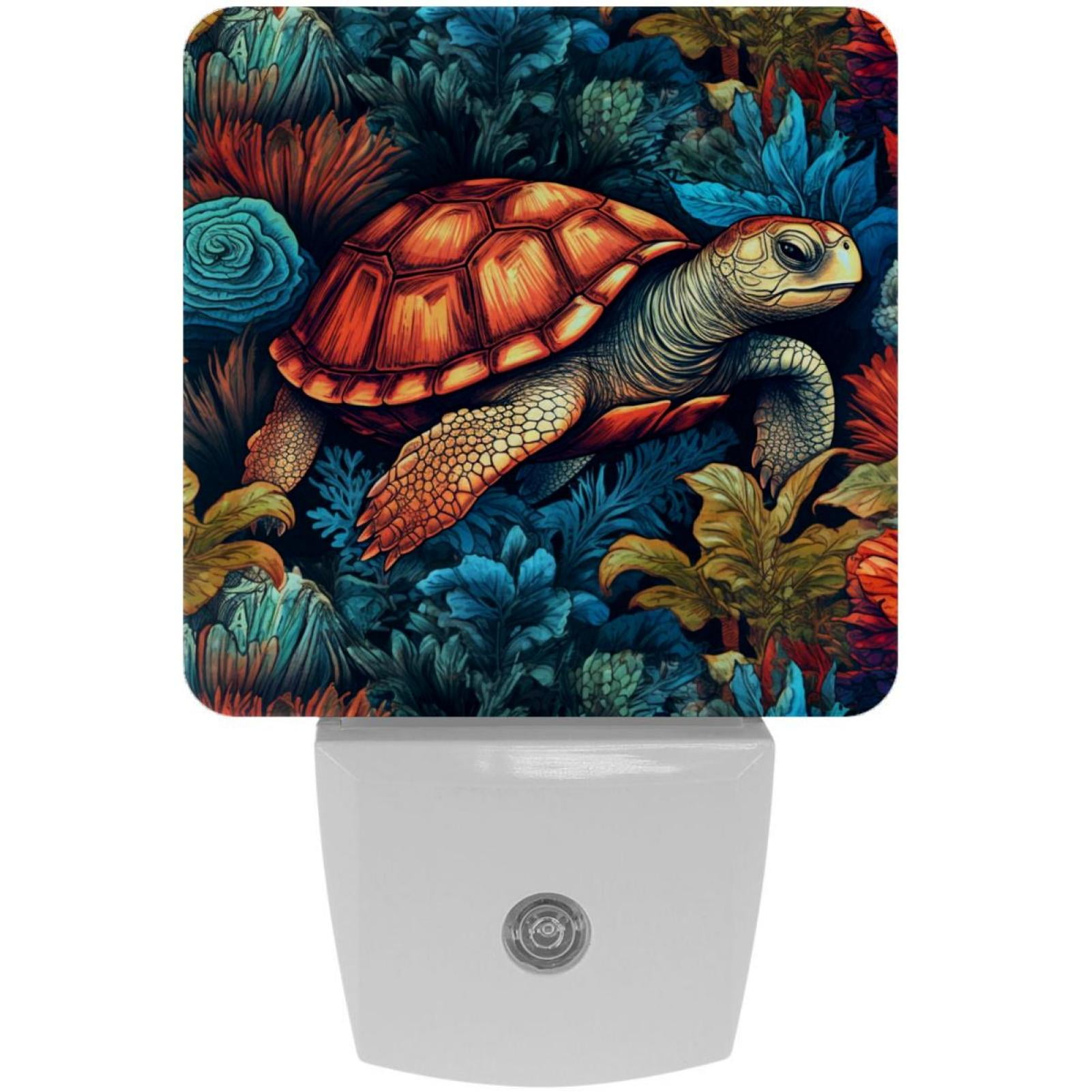 Sea turtle LED Square Night Lights- Energy Efficient and Stylish ...