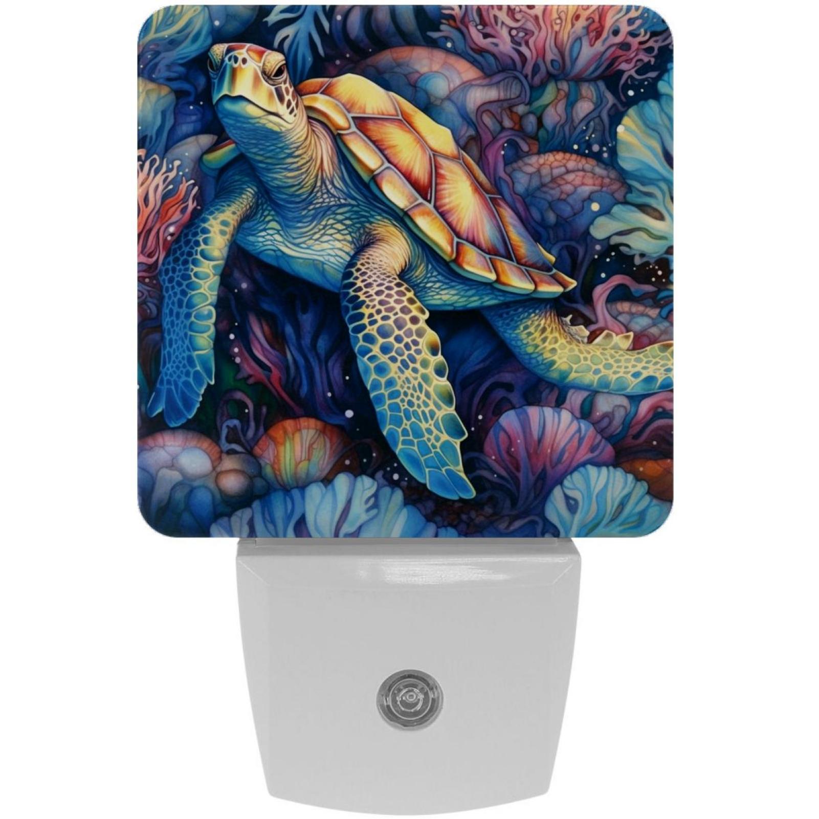 Sea turtle LED Square Night Lights- Energy Efficient and Stylish ...