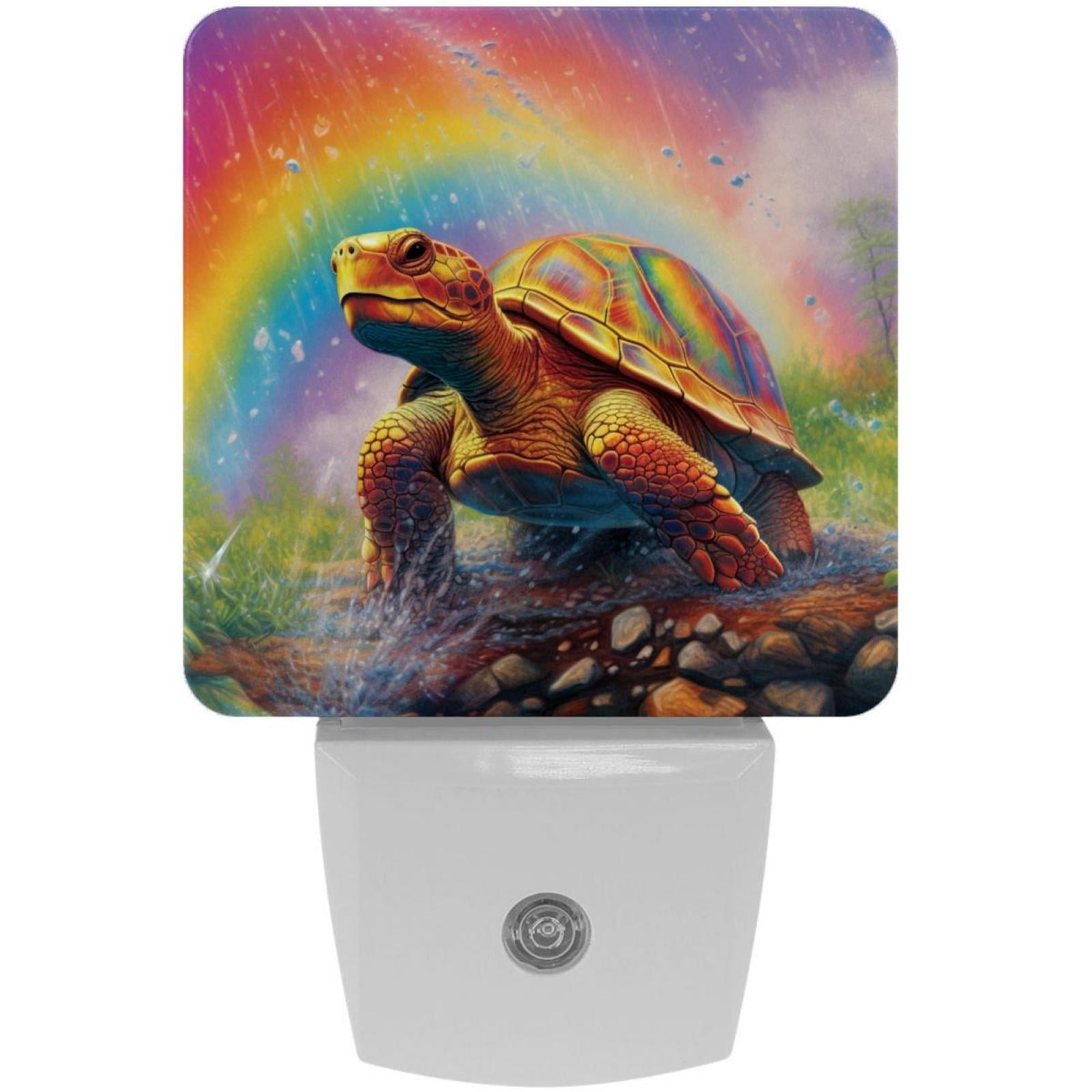 Sea turtle LED Square Night Lights- Modern and Energy Efficient Bedside ...