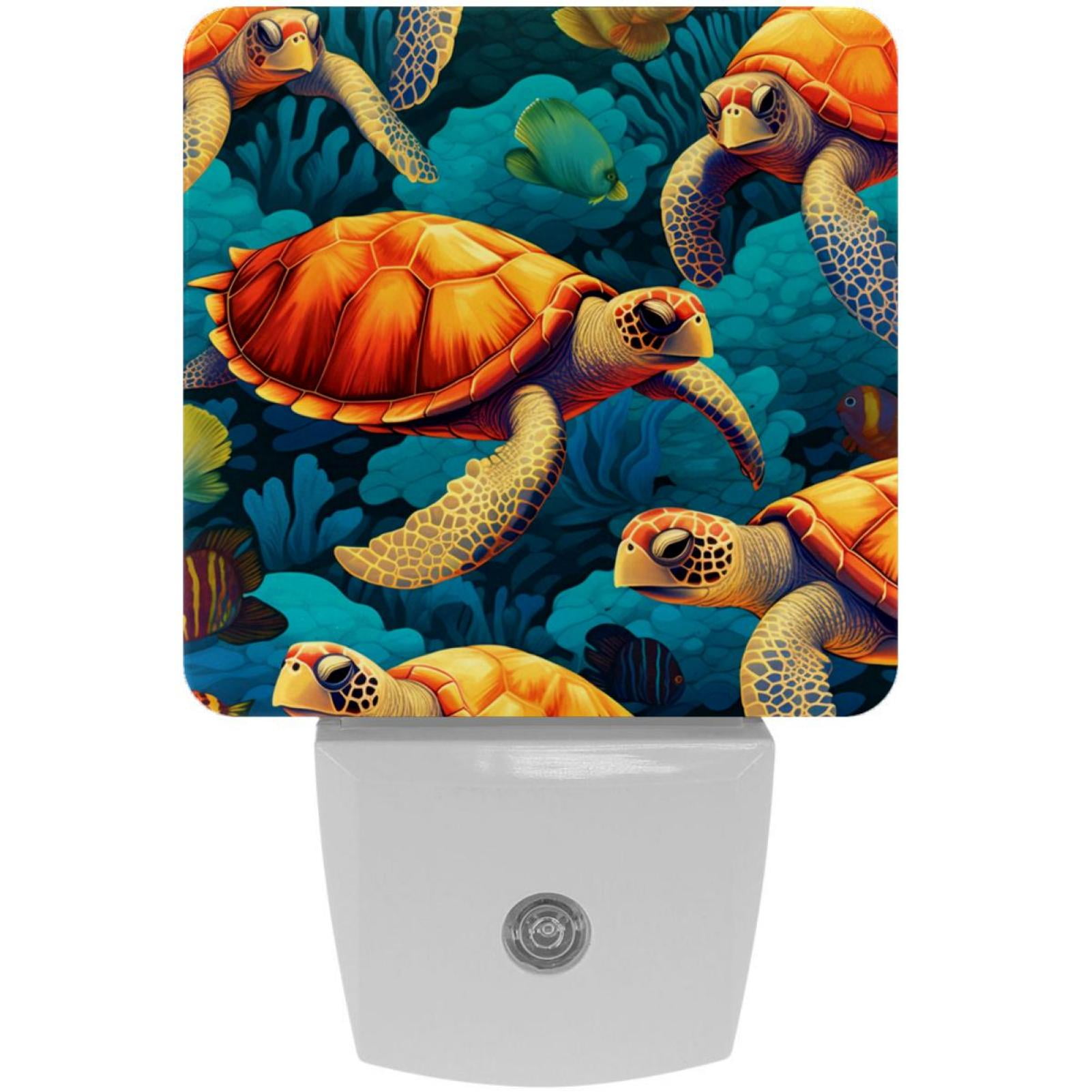 Sea turtle LED Square Night Lights - Stylish and Convenient ...