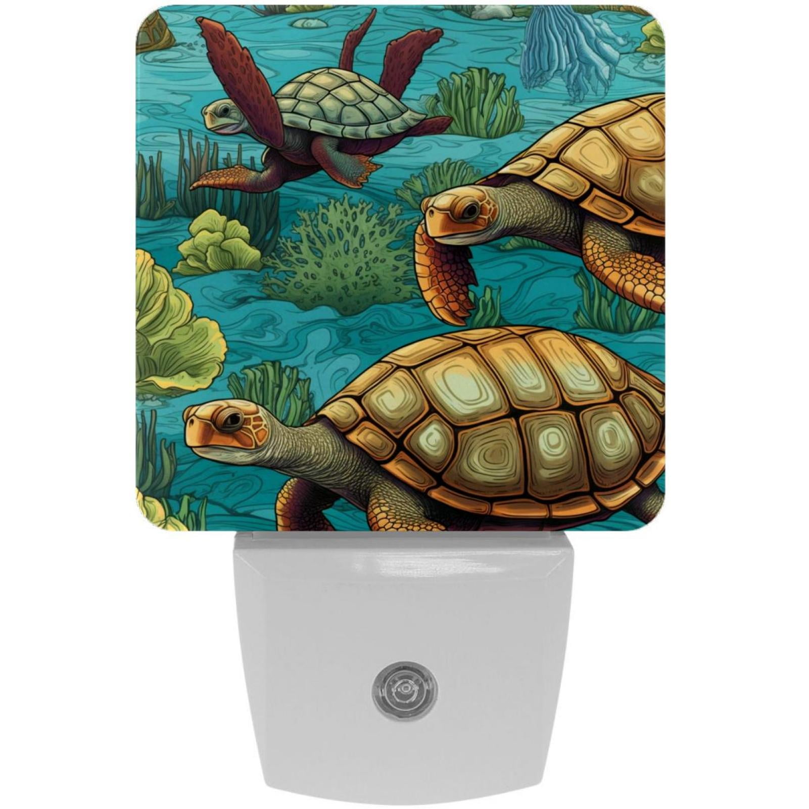 Sea turtle LED Square Night Lights - Stylish and Energy-Efficient ...