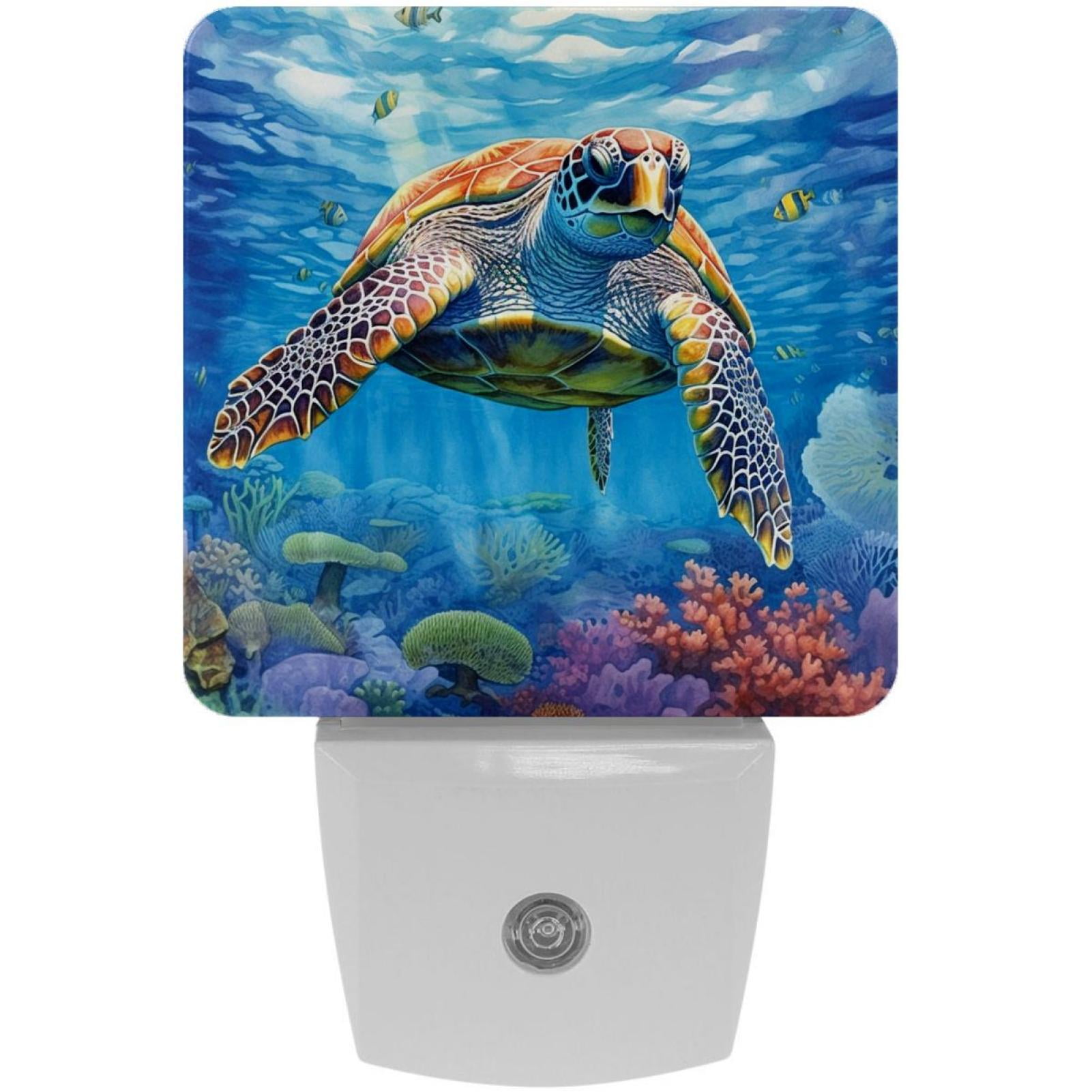 Sea turtle LED Square Night Lights - Stylish and Energy-Efficient ...