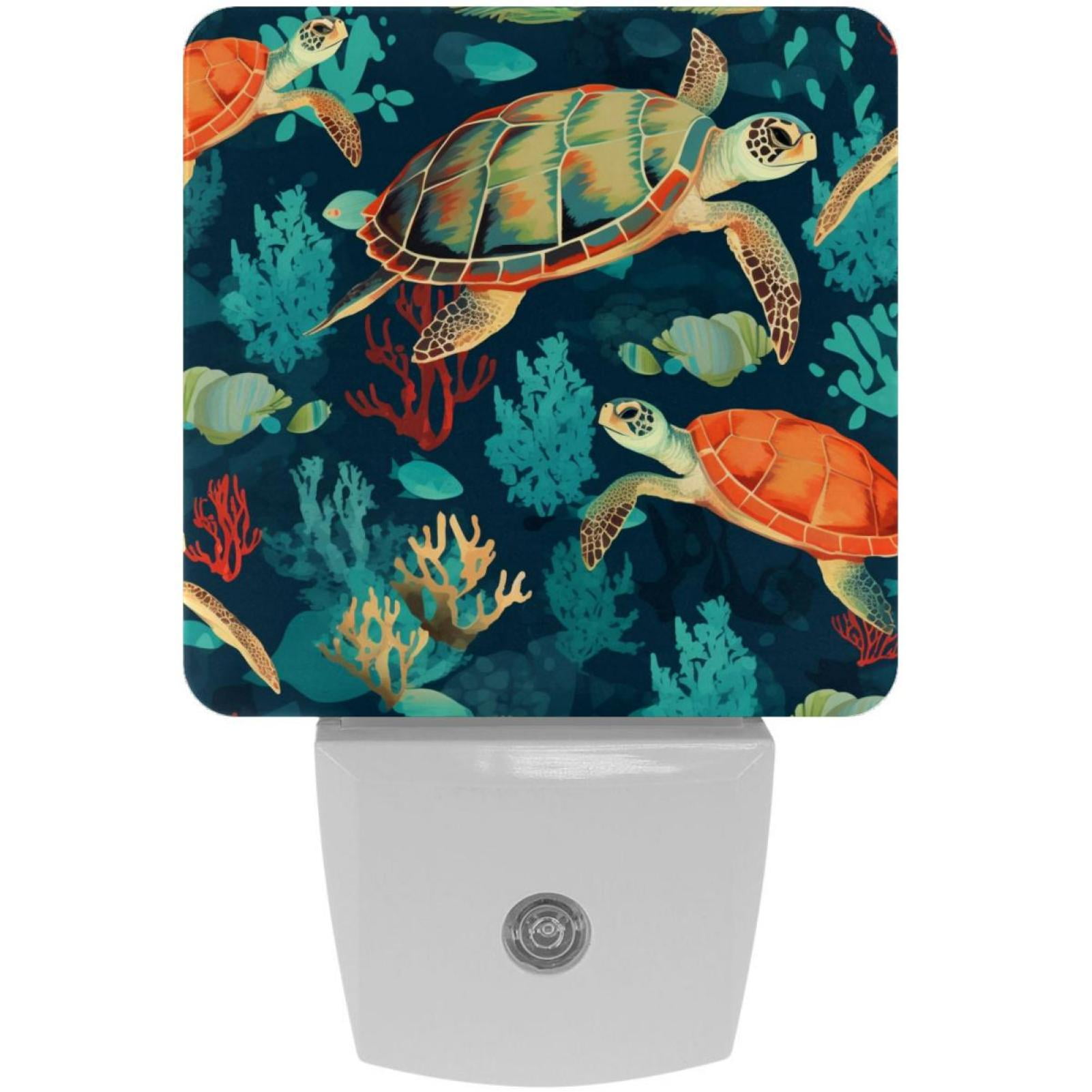 Sea turtle LED Square Night Lights - Stylish and Energy-Efficient Room ...