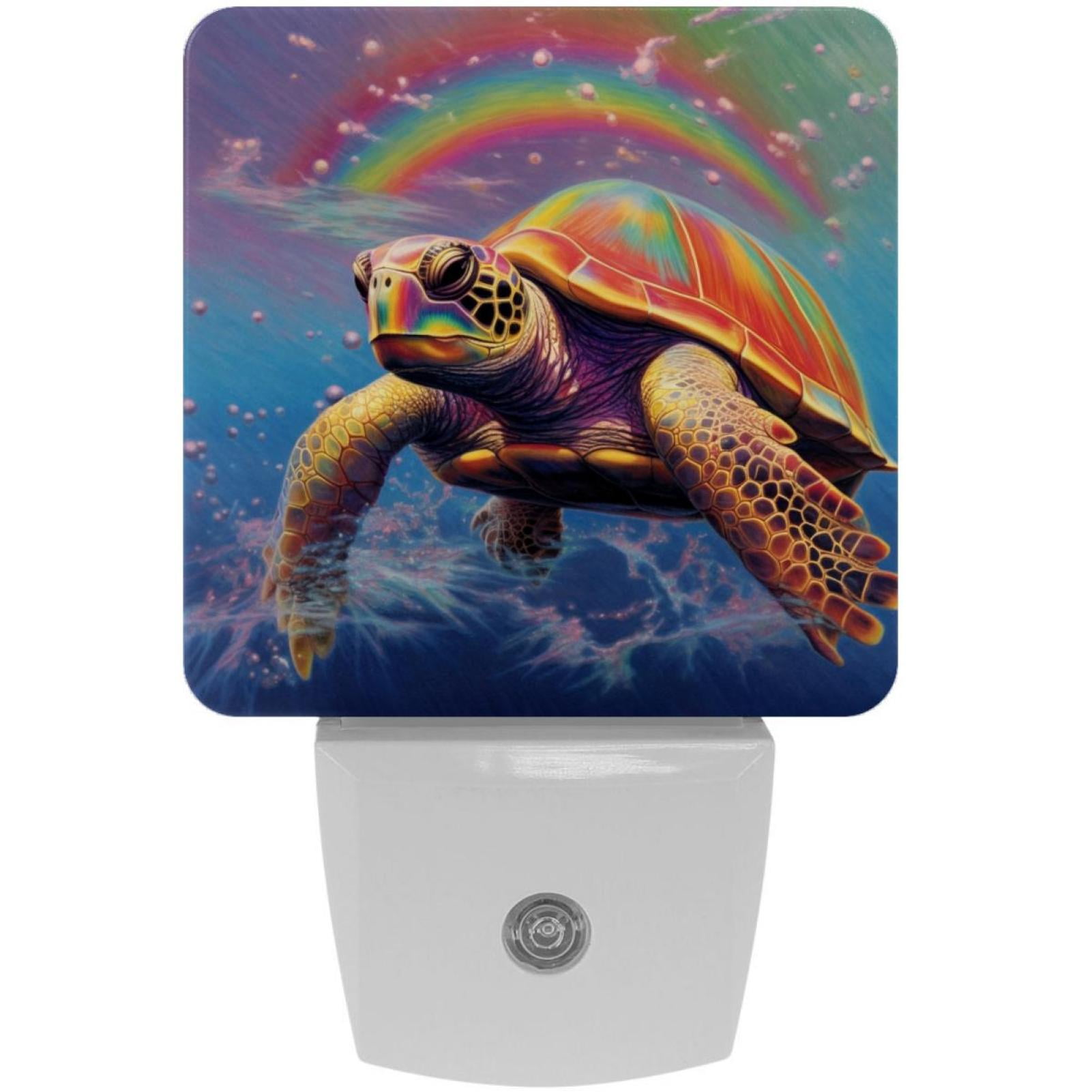 Sea turtle LED Square Night Lights with Motion Sensor - Modern and ...