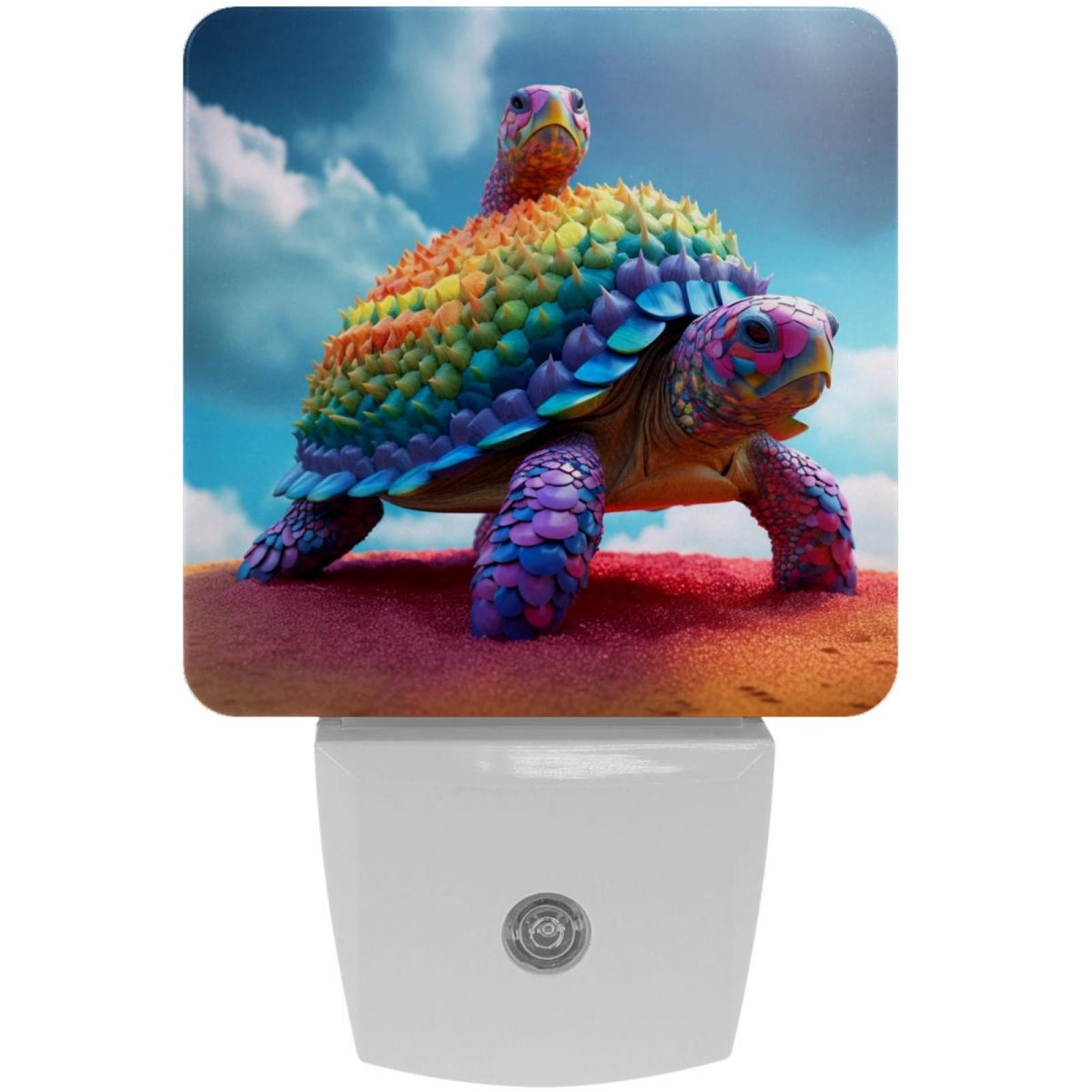 Sea turtle Square LED Night Lights - Small, Portable Lighting for Any ...