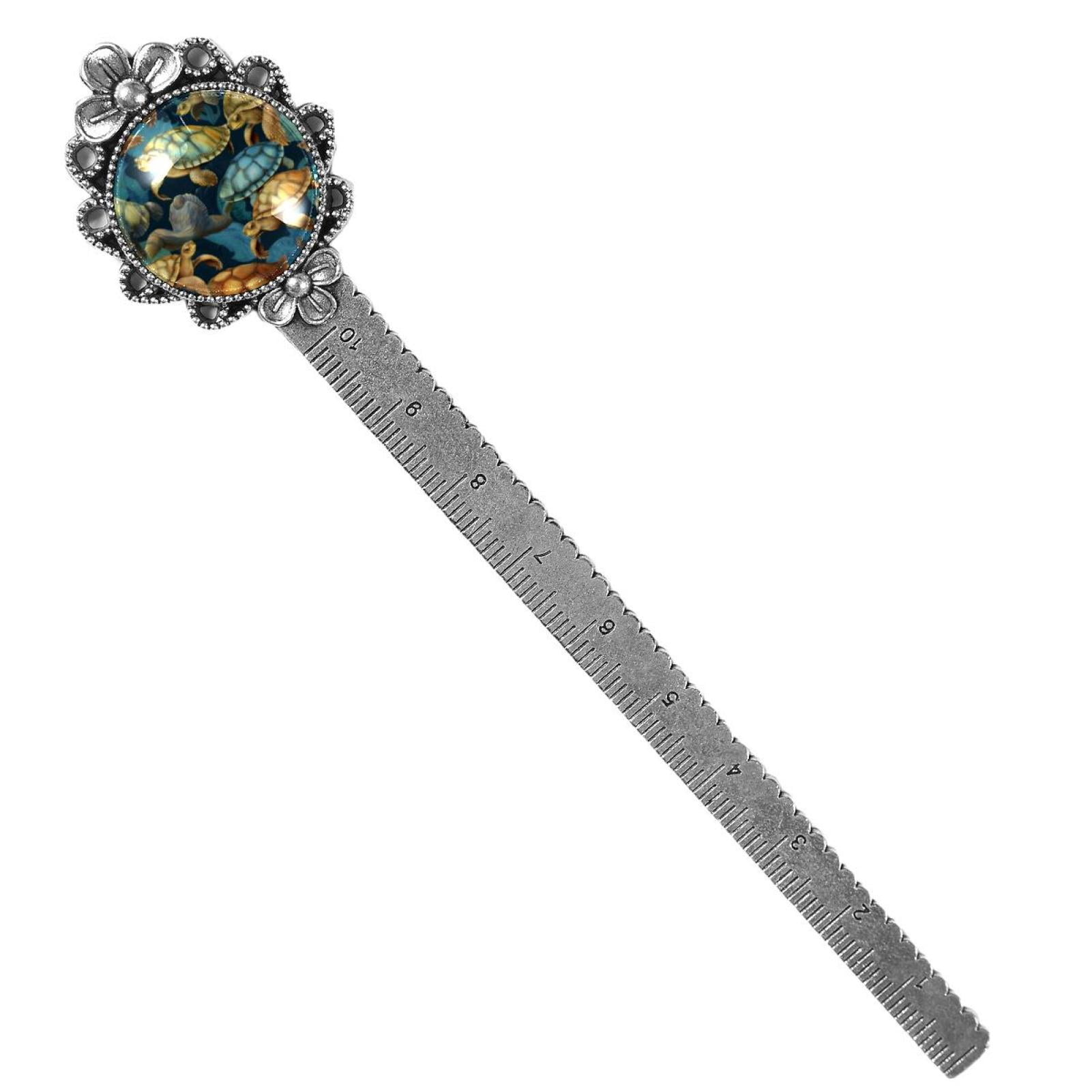 Sea turtle Vintage Silver Lace-Edged Book Mark, Book Marks, Reading ...