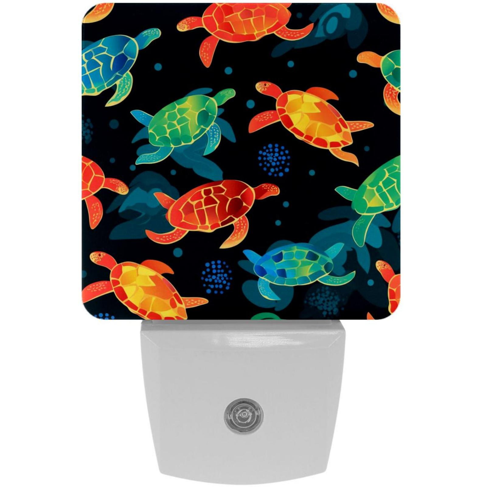Sea turtles Enhance Your Space with LED Square Night Lights - Versatile ...