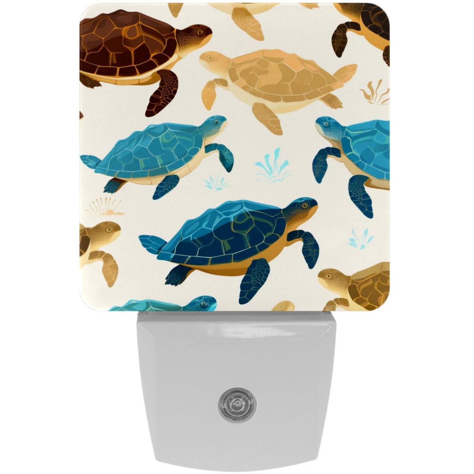 Sea turtles Enhance Your Space with LED Square Night Lights - Versatile ...