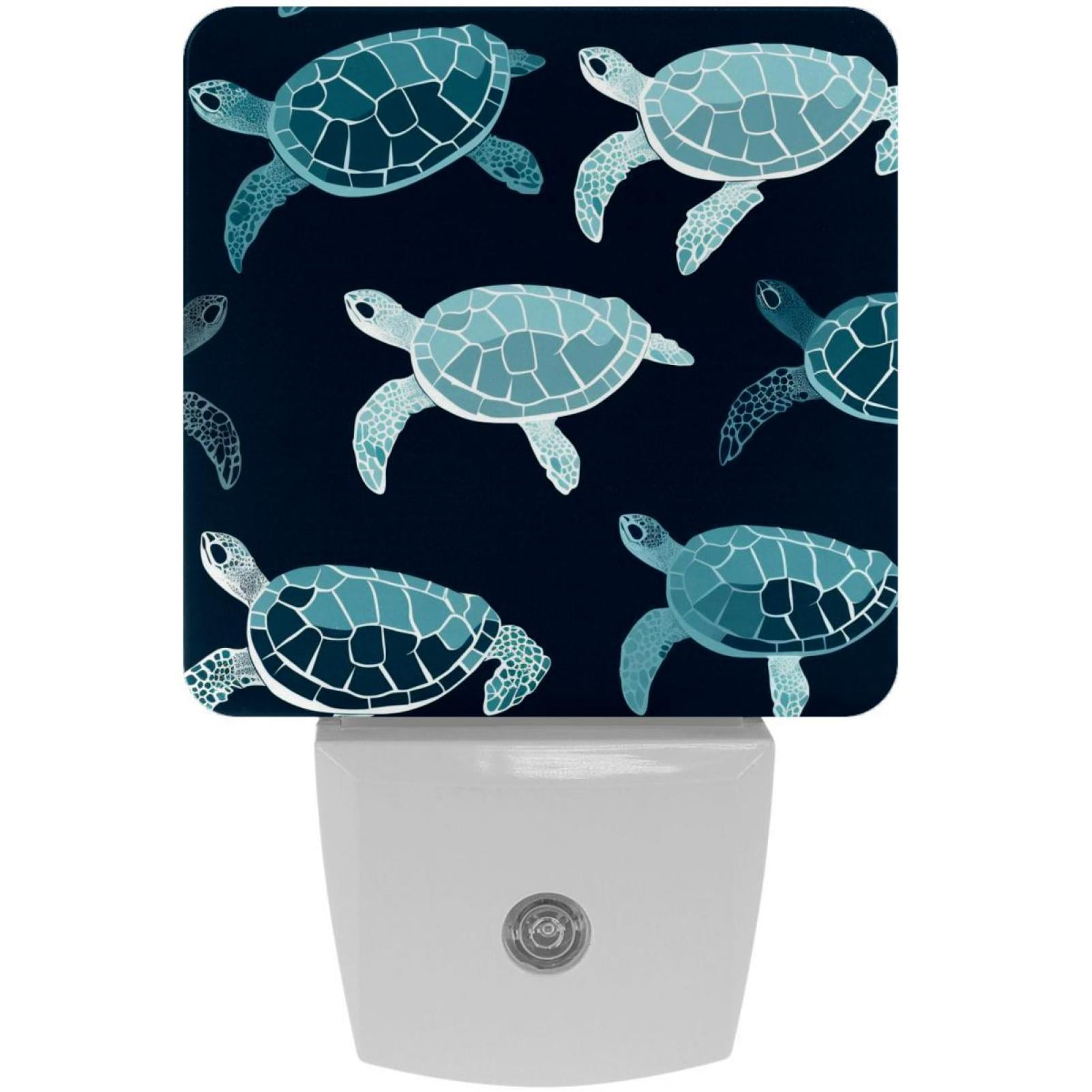 Sea turtles LED Square Night Light - Energy Efficient Plug-in ...