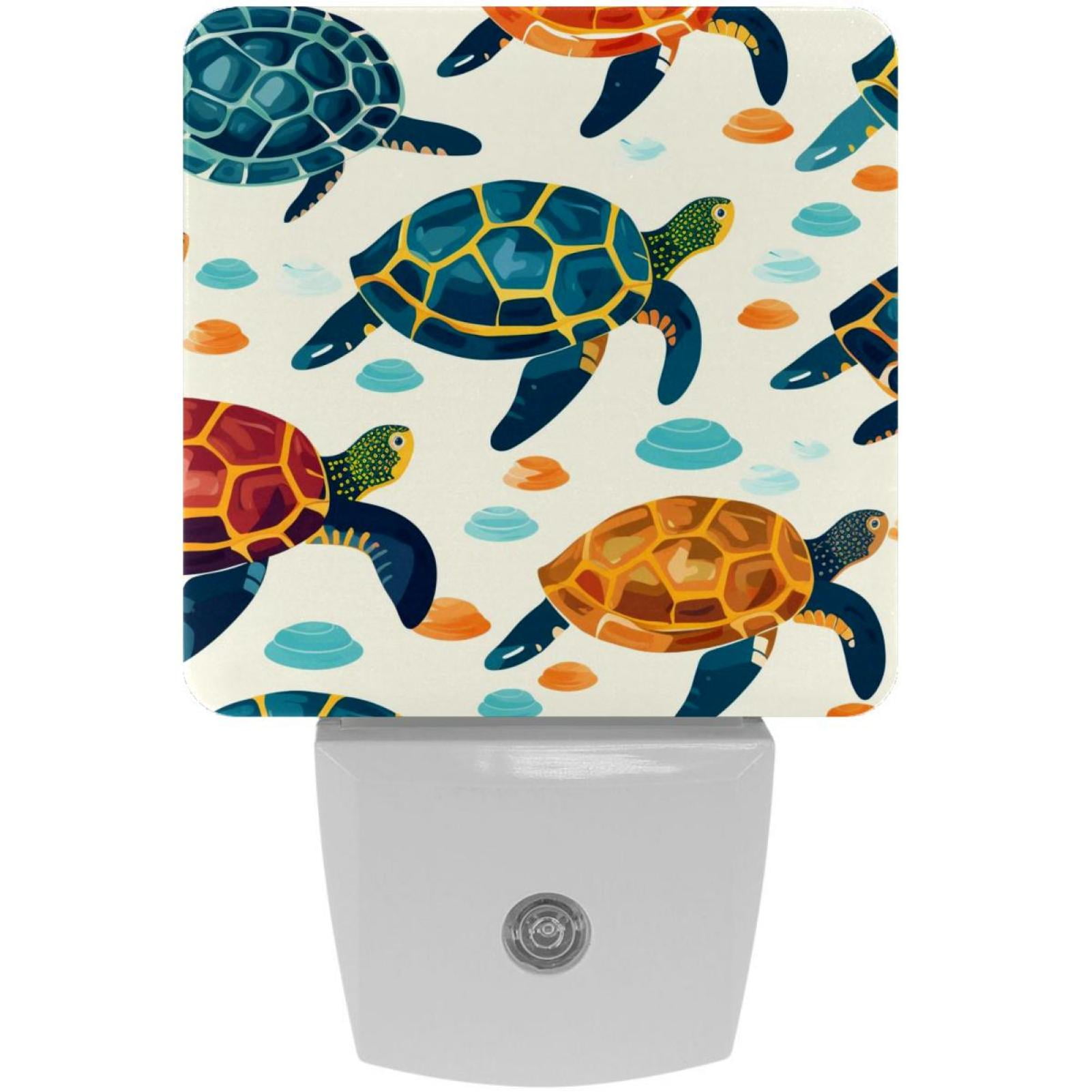 Sea turtles LED Square Night Light - Energy Efficient Plug-in ...