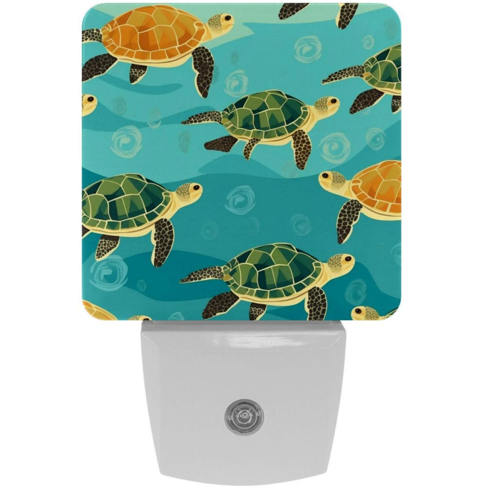 Sea turtles LED Square Night Lights for Bedroom and Living Room ...