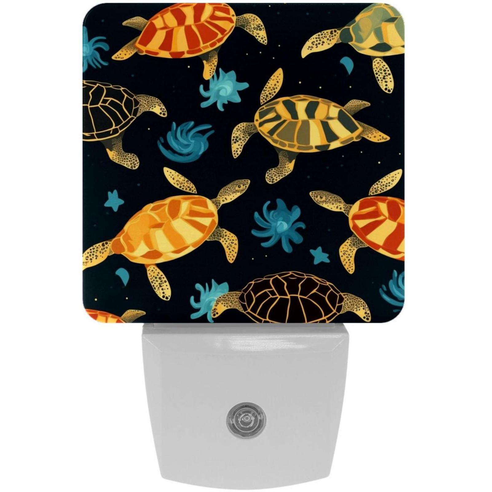 Sea turtles LED Square Night Lights - Bright and Compact Bedroom or ...
