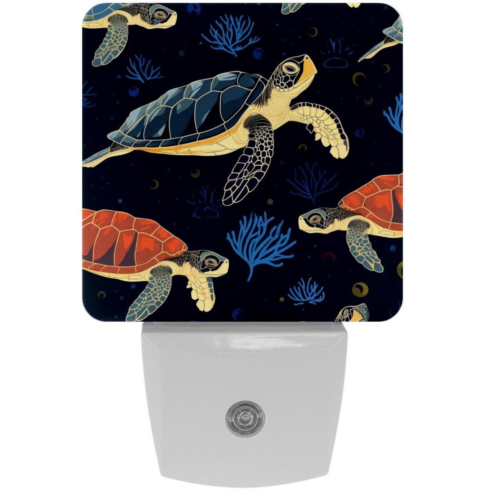 Sea turtles LED Square Night Lights - Bright, Energy-Efficient ...